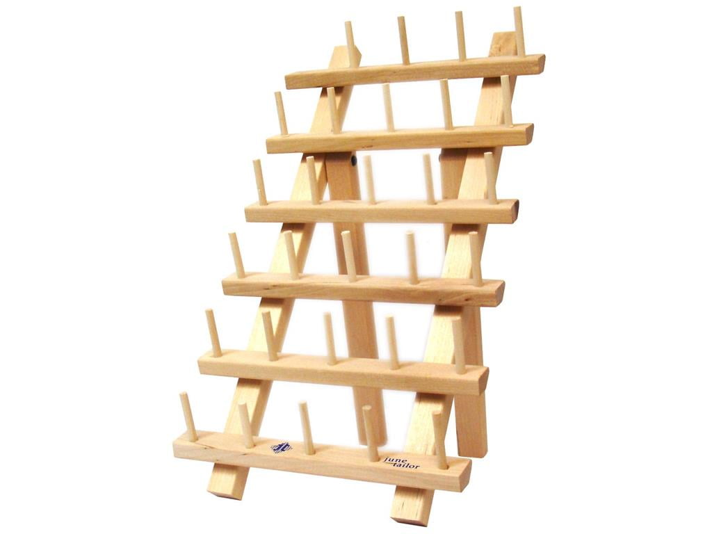 June Tailor Wood Thread Rack 30 Mini Spool W/Legs - Walmart.com