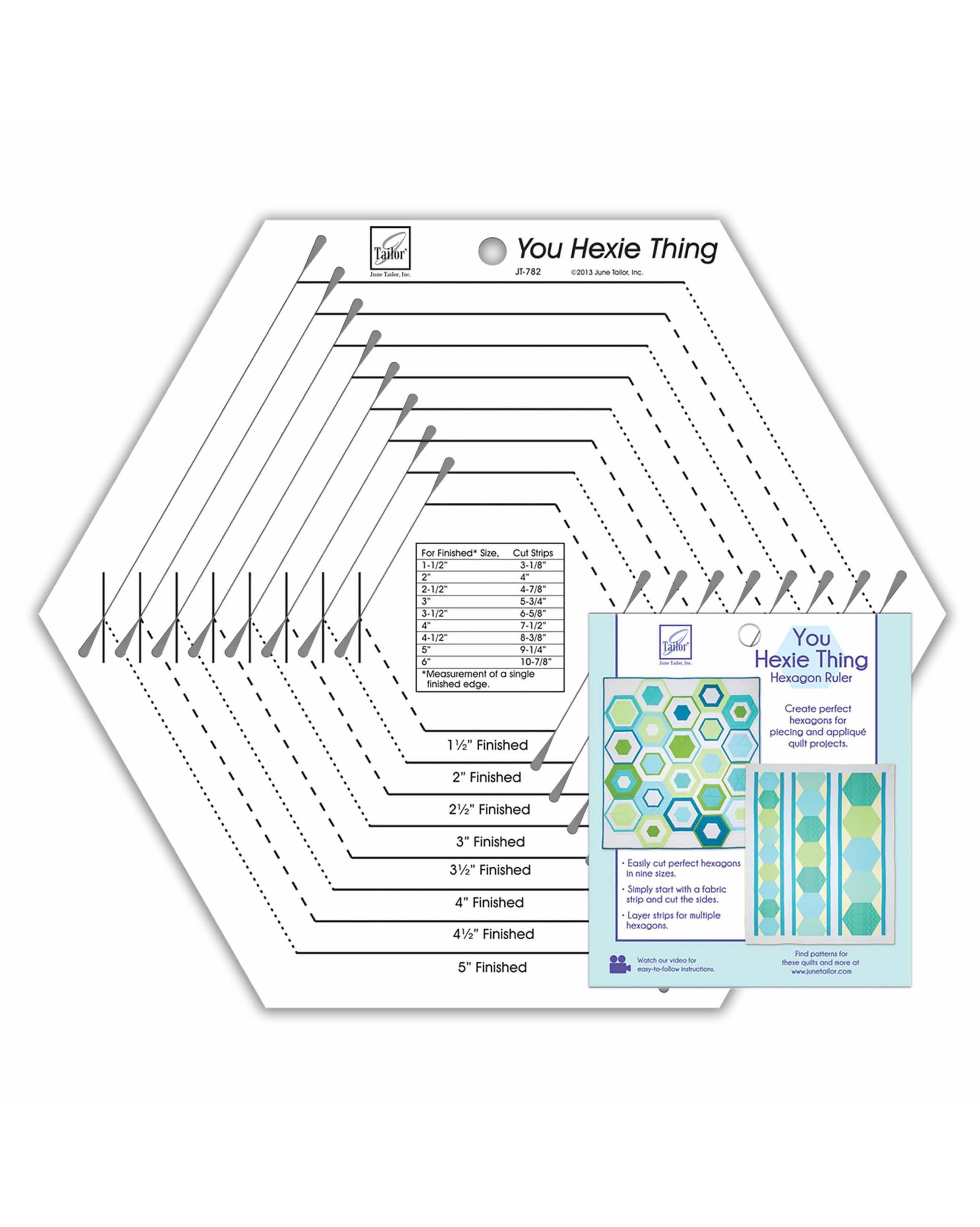 You Hexie Thing Hexagon Ruler - Walmart.com