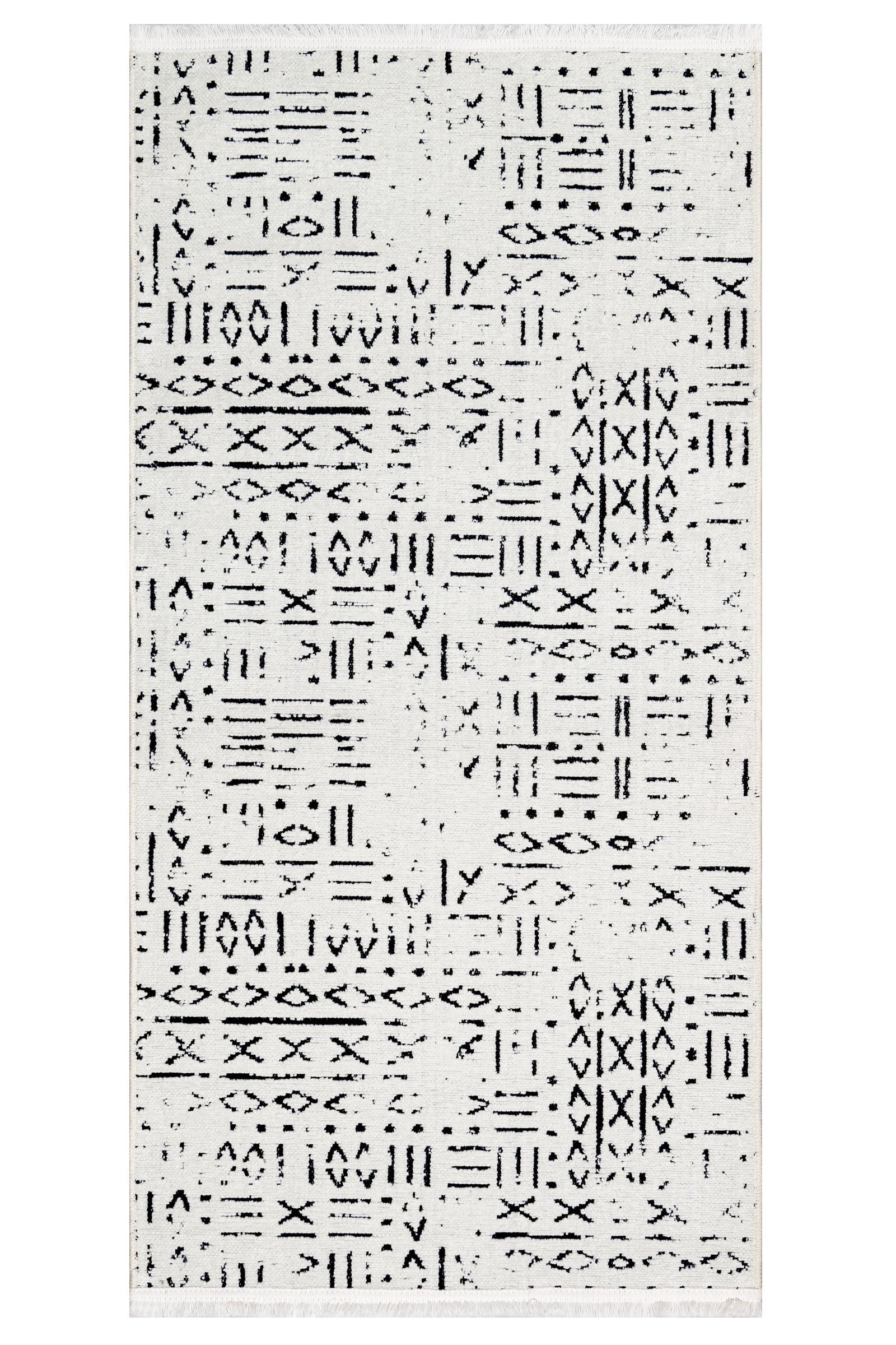 June White Area Rugs for Living Room Washable Rugs Boho Moroccan Area ...