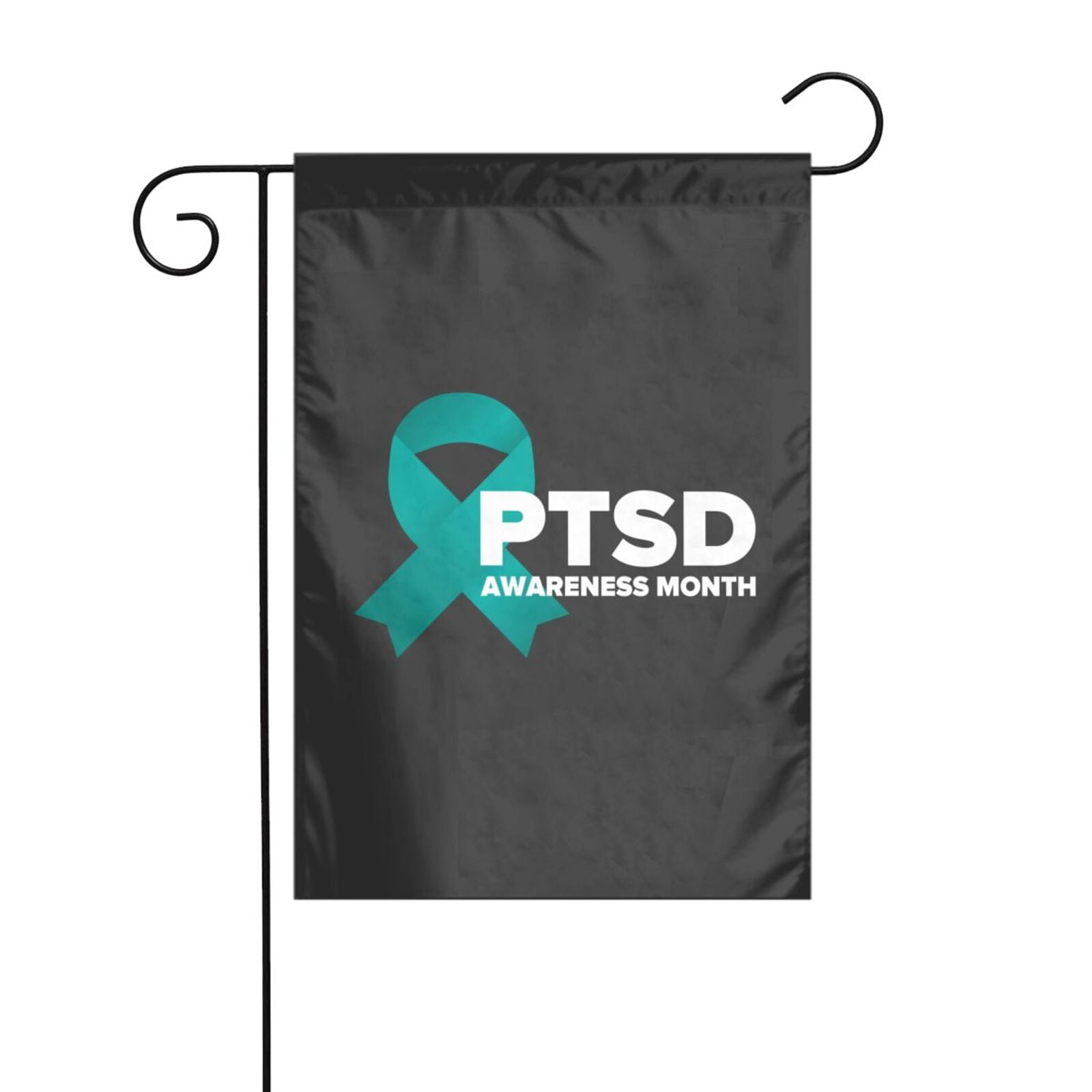 June is PTSD Awareness Month Courtyard Flag 12x18 Inch Double-Sided ...