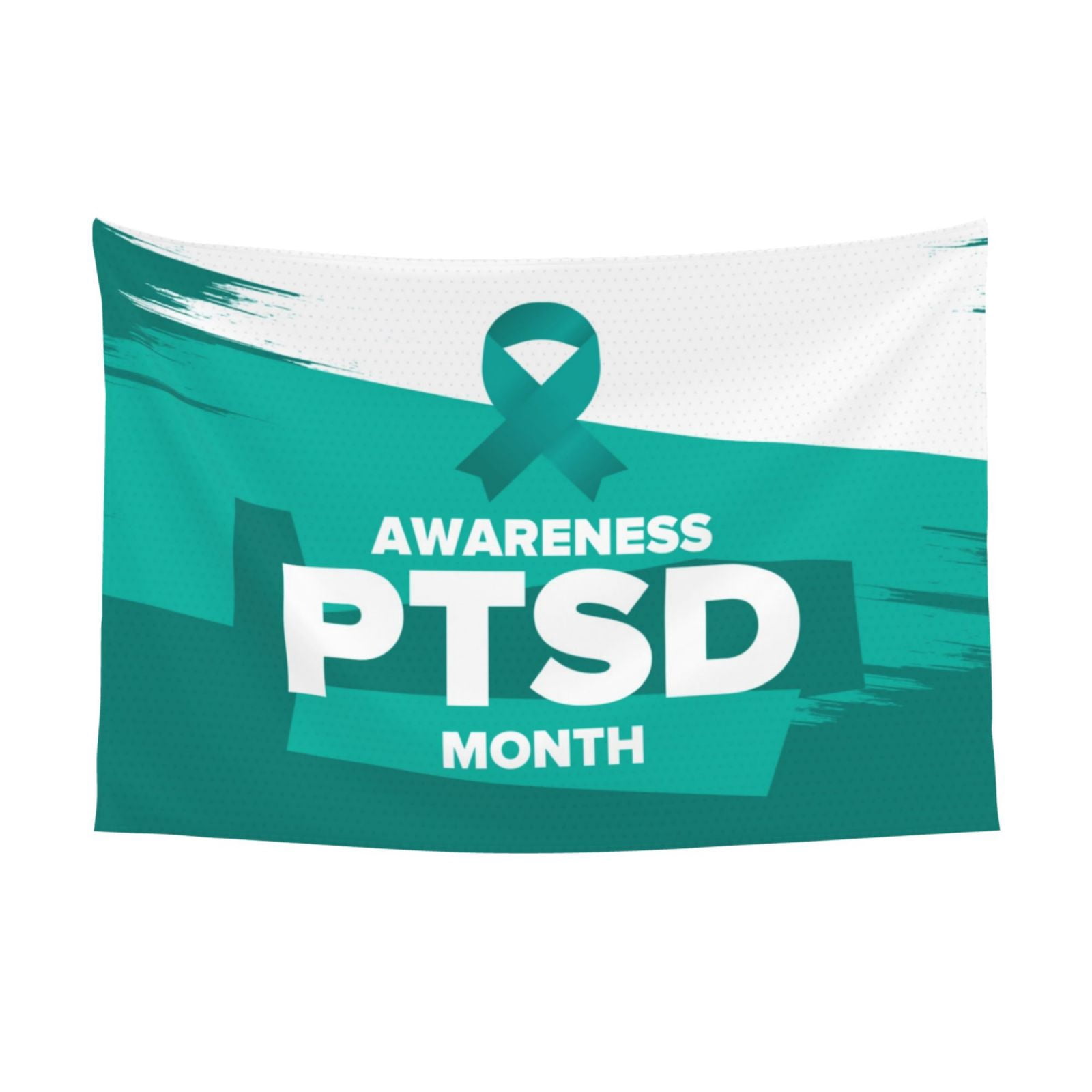 June is PTSD Awareness Month Tapestry Banner Backdrop Flag Party ...