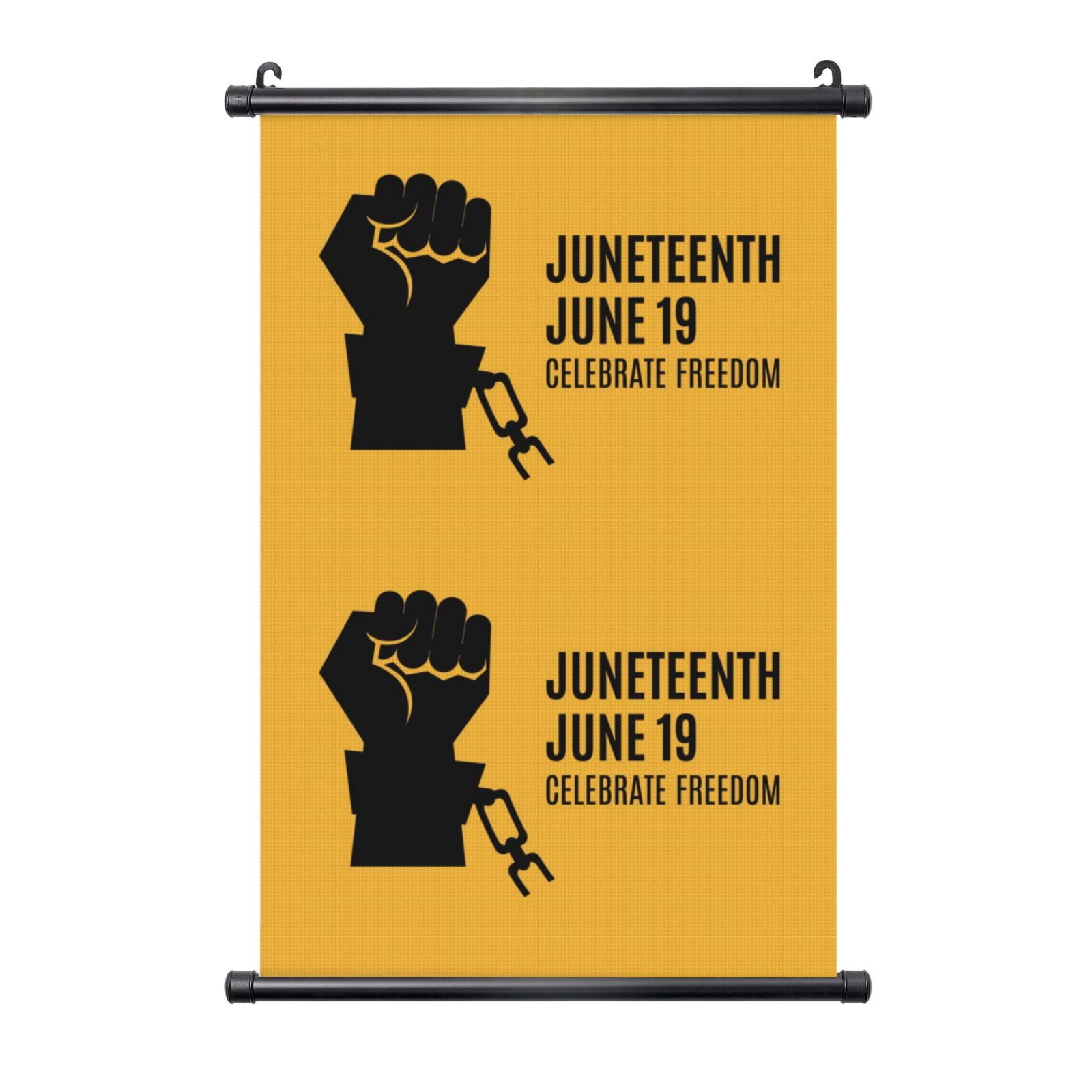 June-teenth Black His-tory Month Fist Pride African American Poster ...