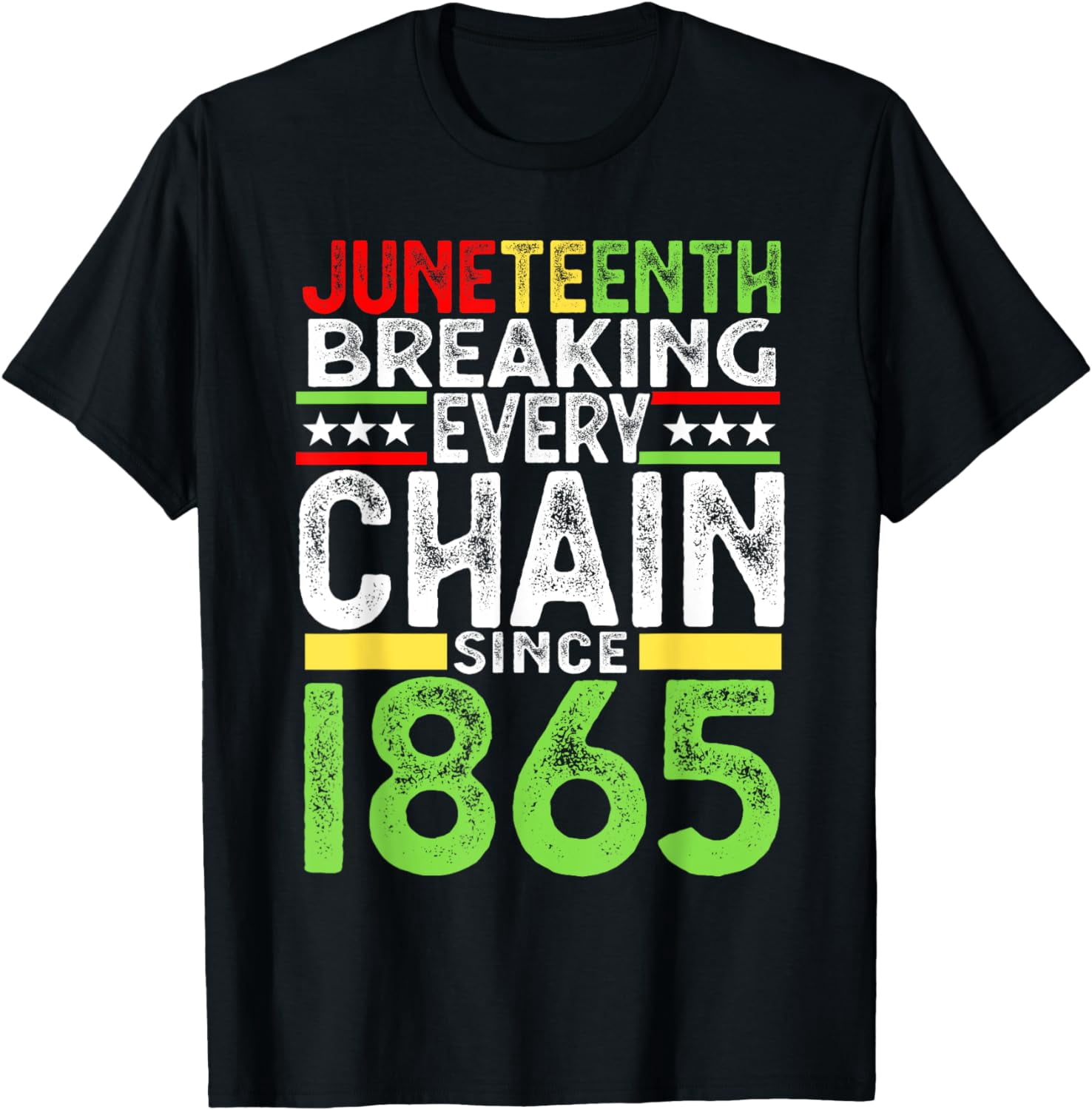 June teenth Breaking Every Chain Since Proud Afro Black T-Shirt ...