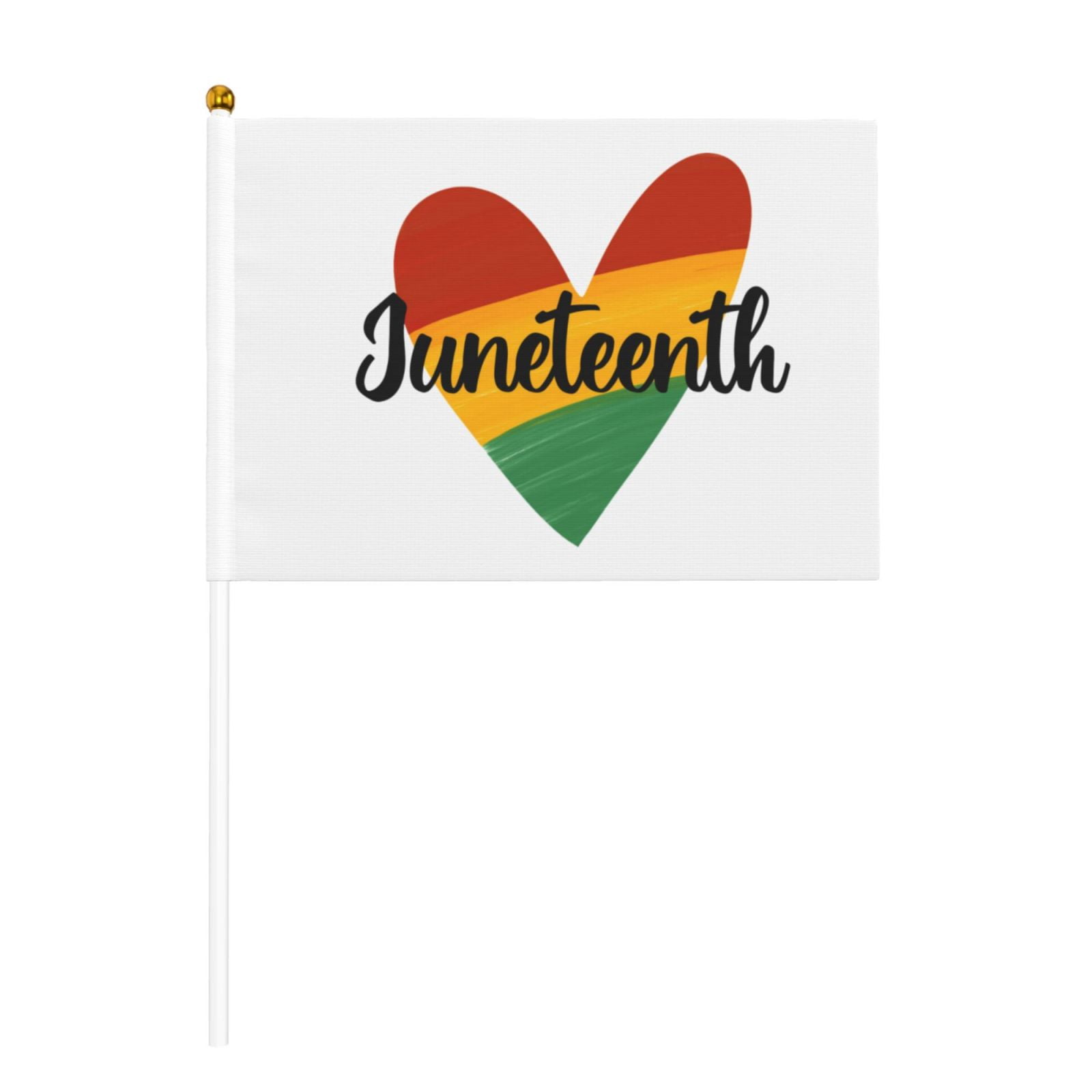 June-teenth Independence Freedom Day Flag Small Mini Hand Held Flags ...