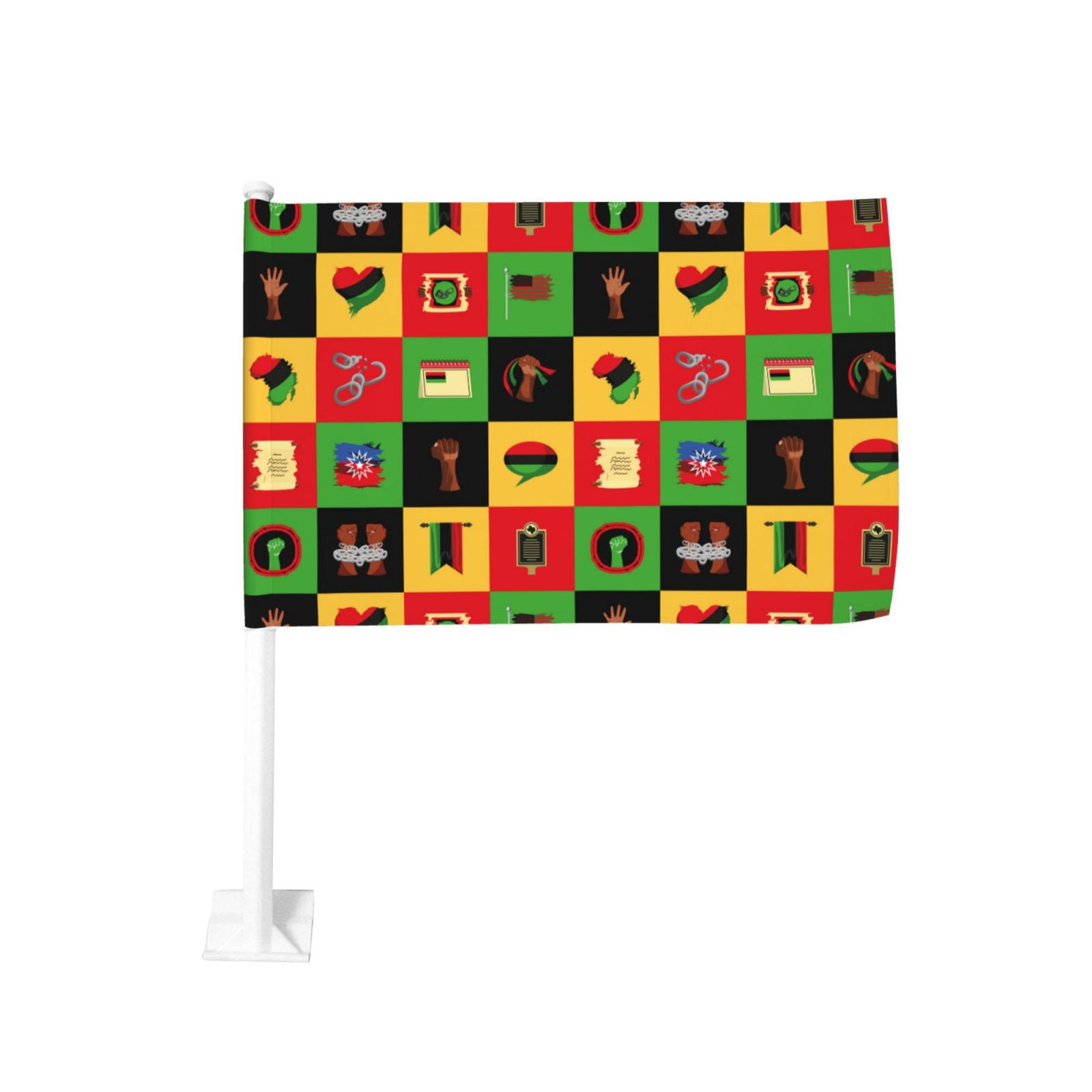 June-teenth Independence Freedom Day June 19 1865 Car Flag Double-Sided ...