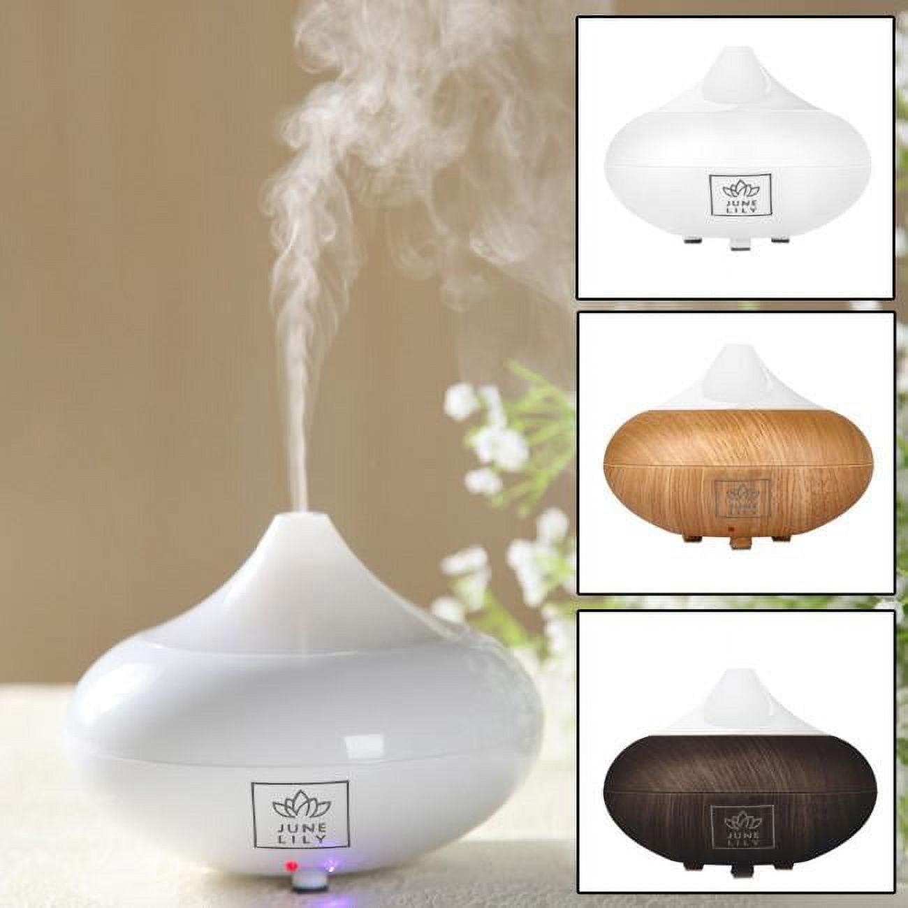 JuneLily Ultrasonic AROMATHERAPY DIFFUSER-Grain Essential Oils Air ...