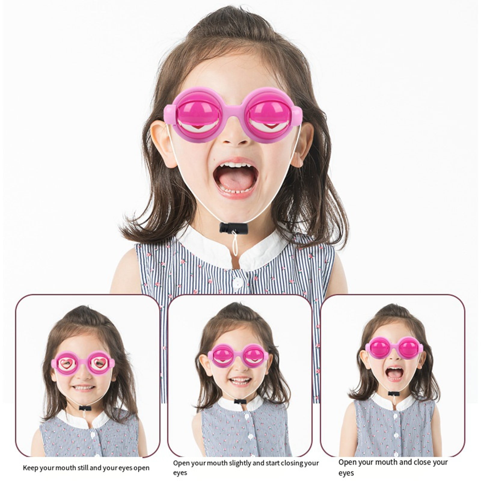 Junepar Funny Glasses Crazy Eye Glass Googly Eye Glasses Silly Sunglass ...