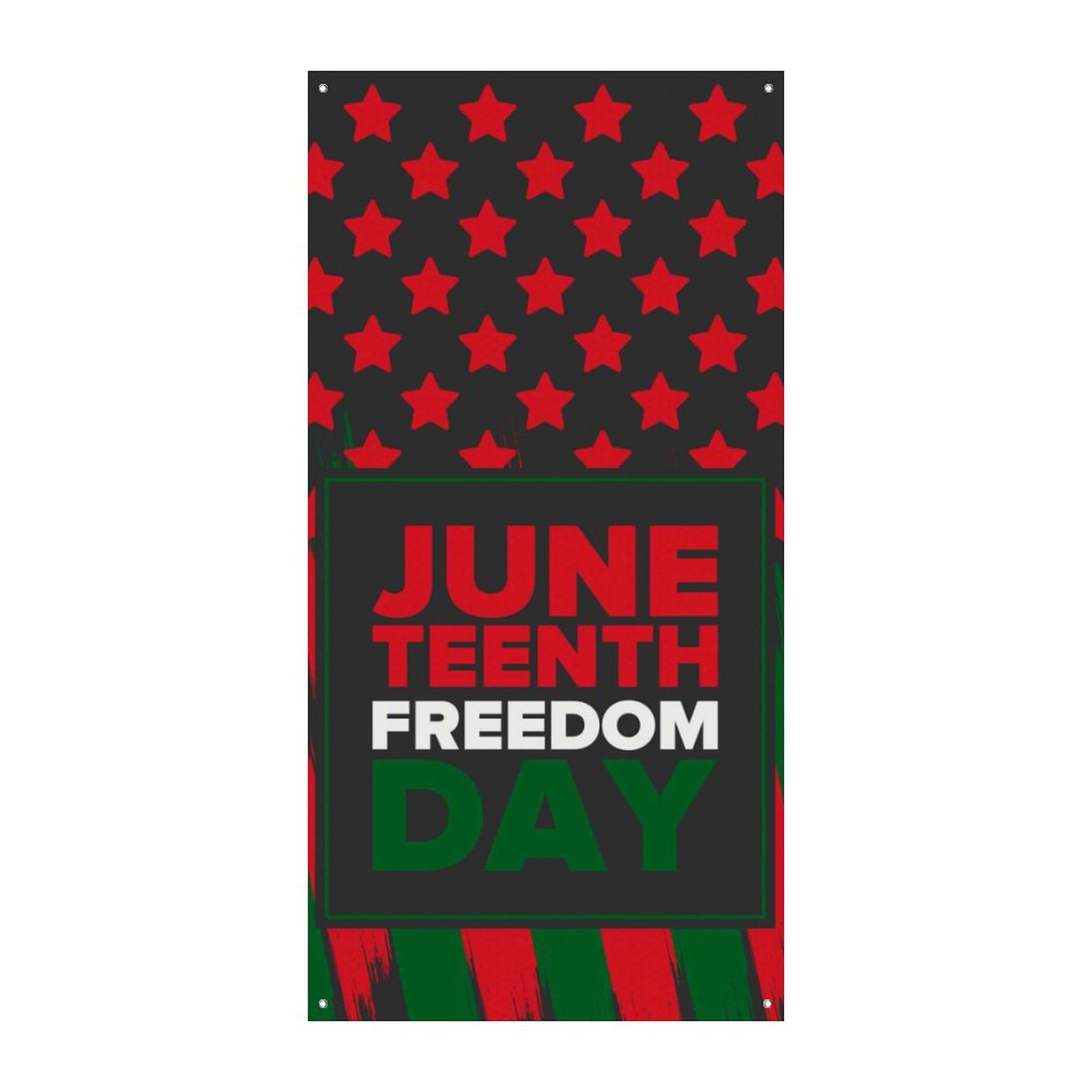 Junet-eenth Freedom Day Door Cover Banners Flag Hanging Backdrop Sign ...