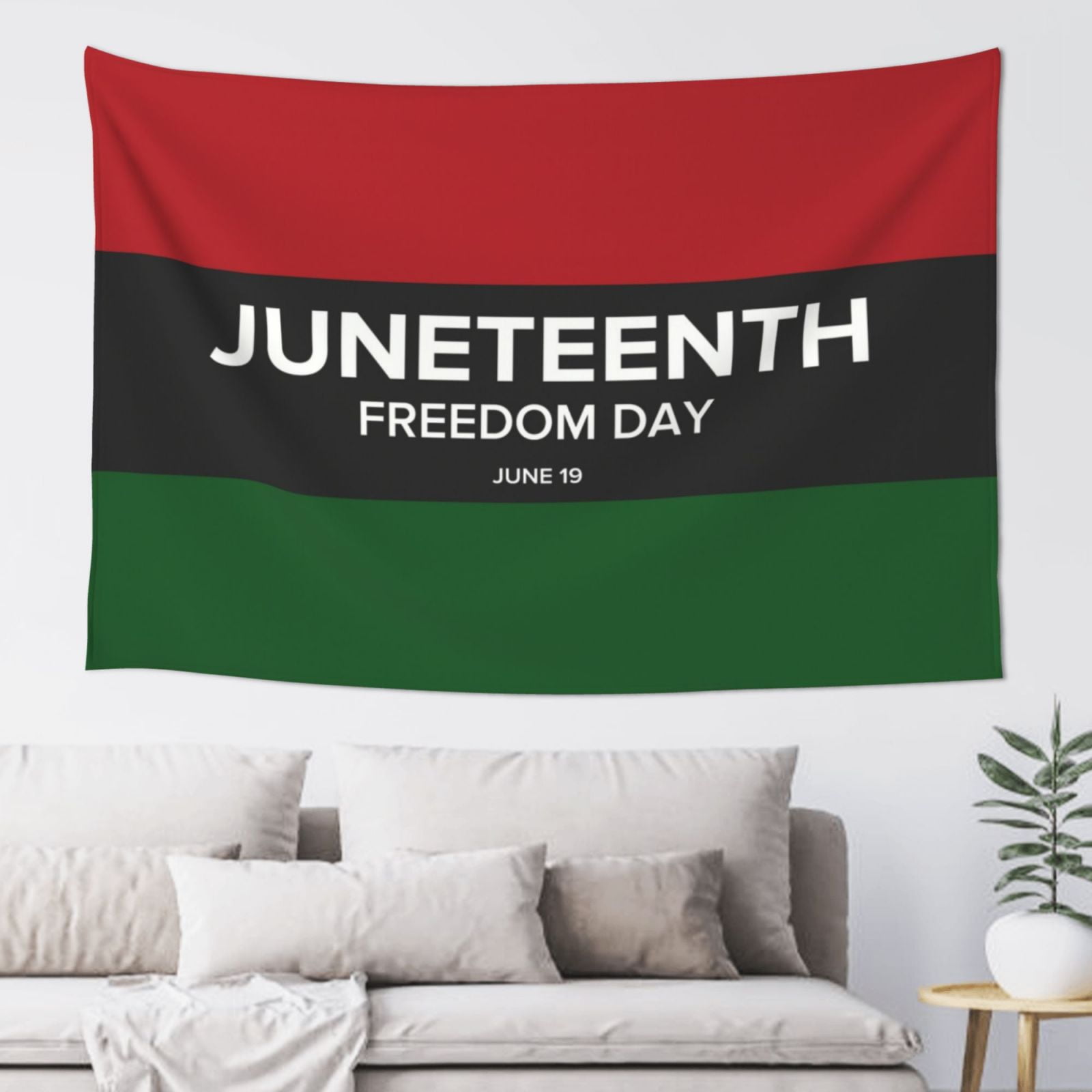 Junet-eenth June 19 Freedom Day Tapestry Banner Backdrop Flag ...