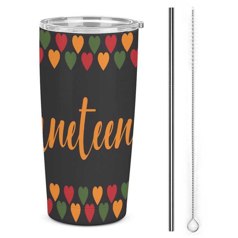 Junet-eenth Since 1865 Celebrate Freedom Afican Stainless Steel Tumbler ...