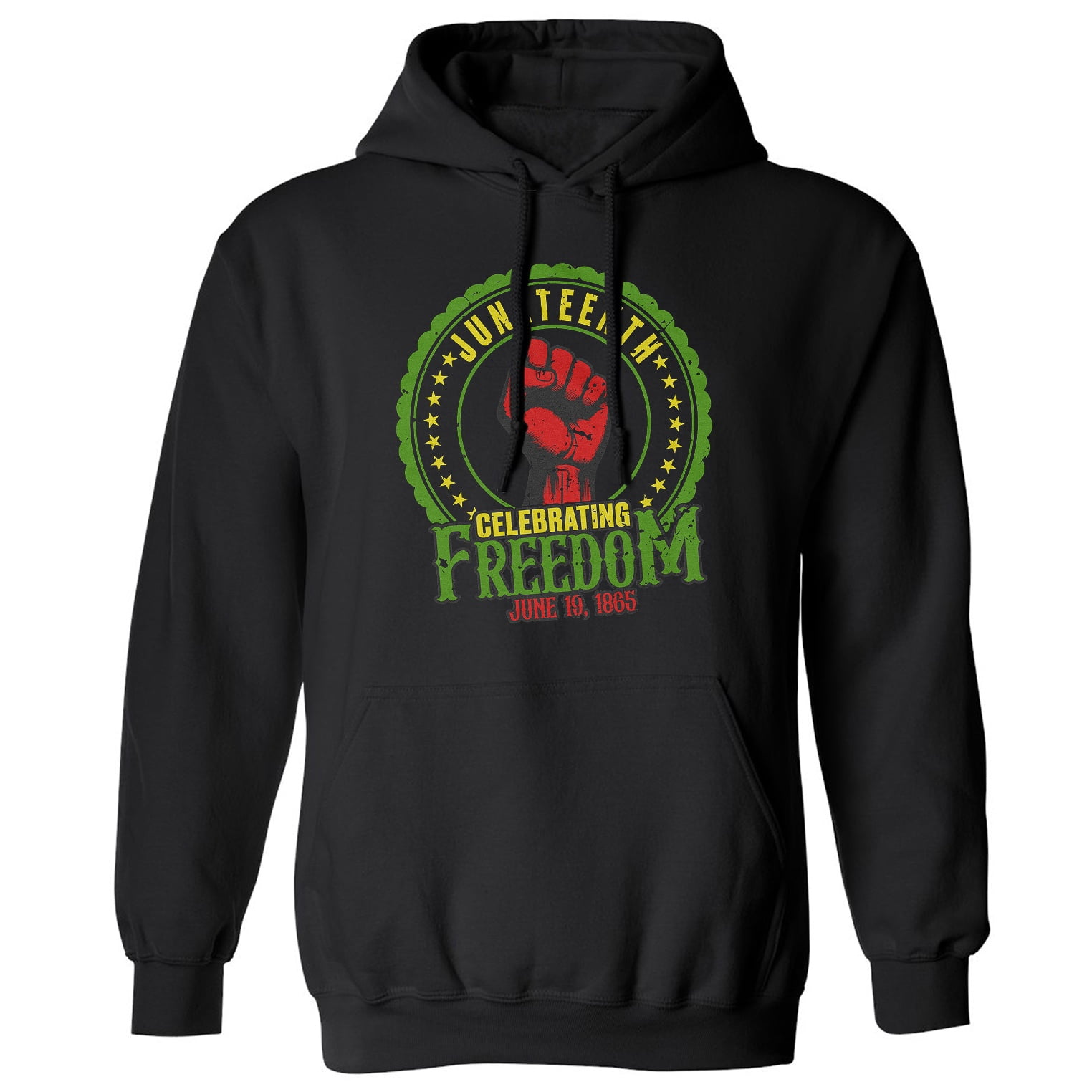 Juneteenth Freedom Fist - June 19, 1865 Tribute Unisex Hooded ...