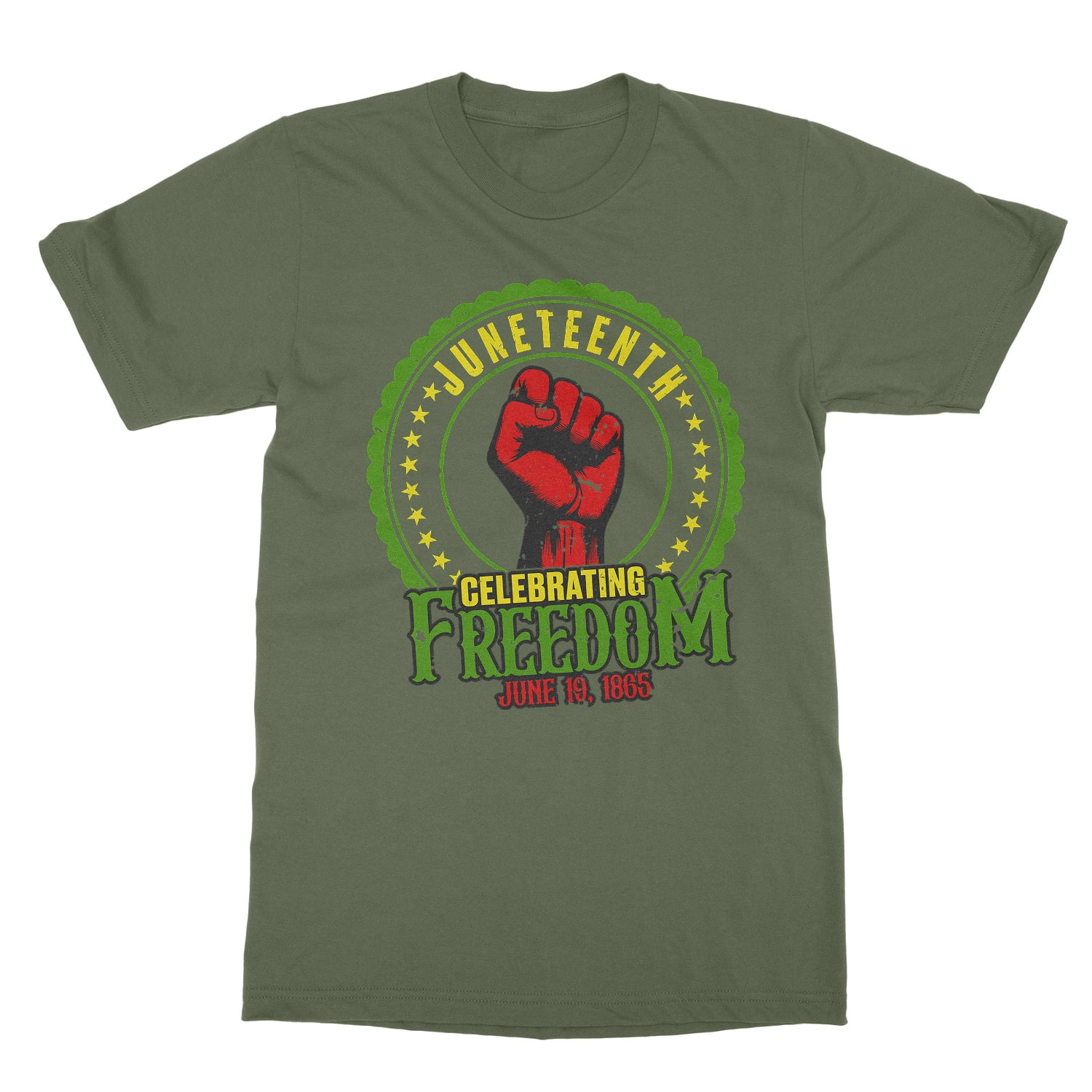 Juneteenth Freedom Fist - June 19, 1865 Tribute Unisex T-Shirt ...