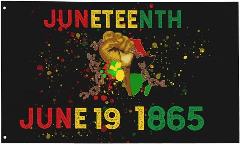 Juneteenth Garden Flag 12×18 Inch African American Flag Emancipation ...
