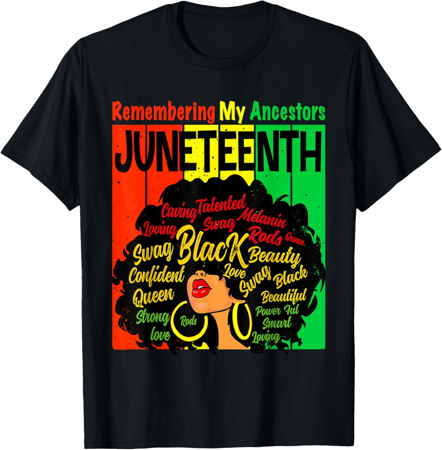 Juneteenth_Shirt Outdoor Tops Sports T-shirt Casual Graphics Tops Gift ...
