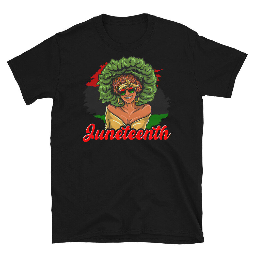 Juneteenth Tree Black History Emancipation Freedom Short-Sleeve Unisex ...