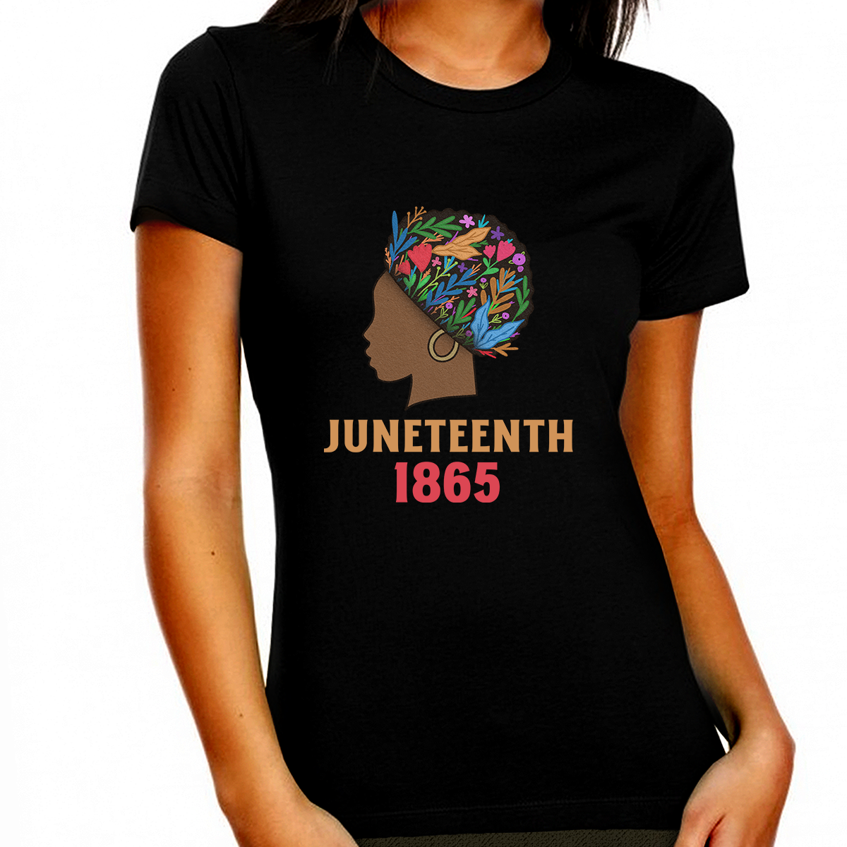 Juneteenth Tshirt Women Black Is Beautiful Black History 1865 ...