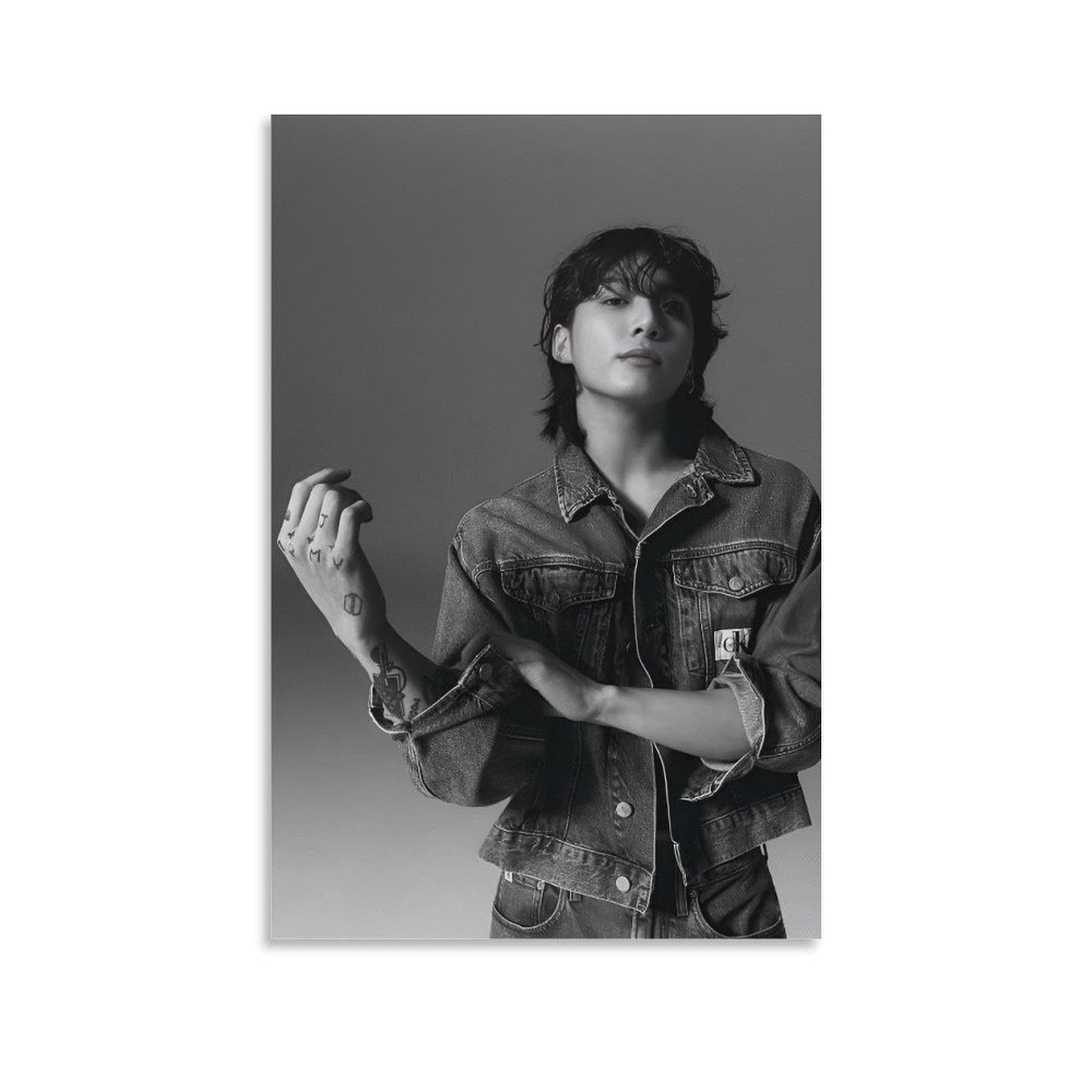 Jung Kook Poster (4) Canvas Wall Art Poster Decorative Bedroom Modern ...