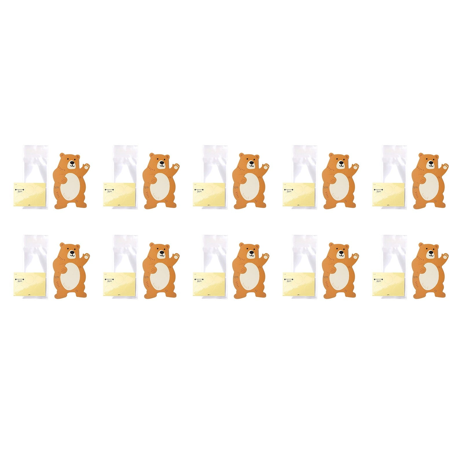 Jungdeepe Cute Cartoon Candy Packaging Card Cartoon Animal Card Holding ...