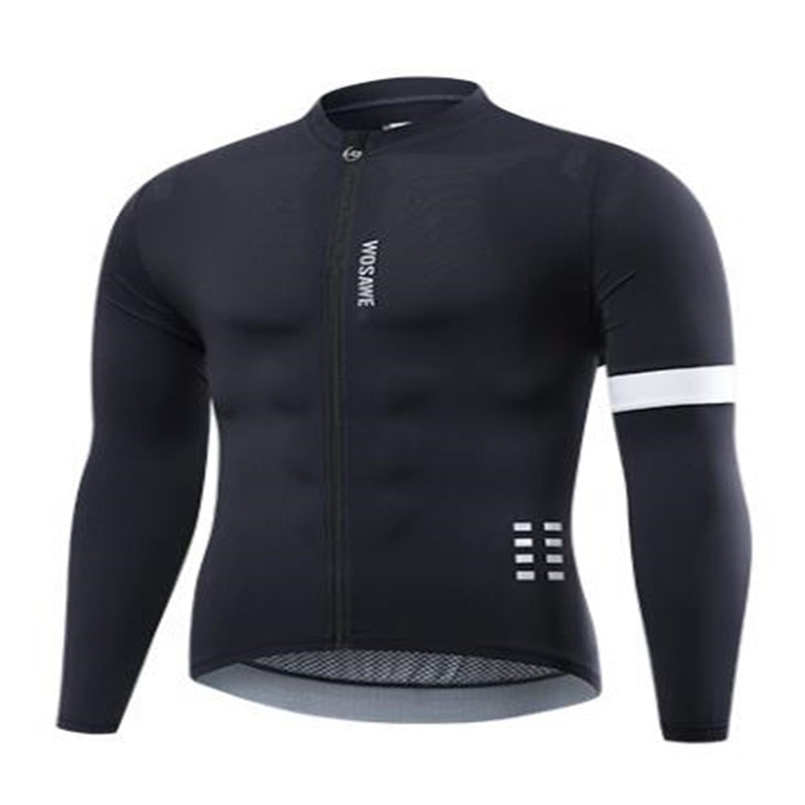 Jungdeepe Men's Cycling Wind Jacket Reflective Ultralight Windbreaker ...