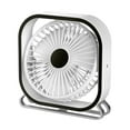 Jungdeepe Mini Clip on Fan with Plug Solar Power Fan with Battery ...
