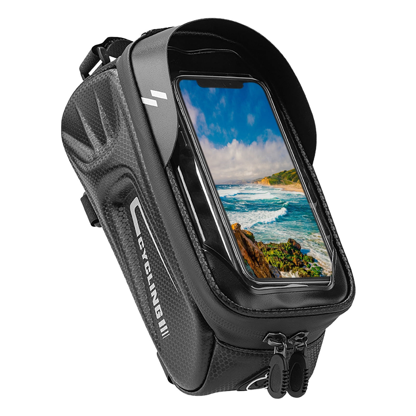 Jungdeepe Motorcycle Electric Vehicle Mobile Phone Bracket Bag Step through Electric Bike Super ...