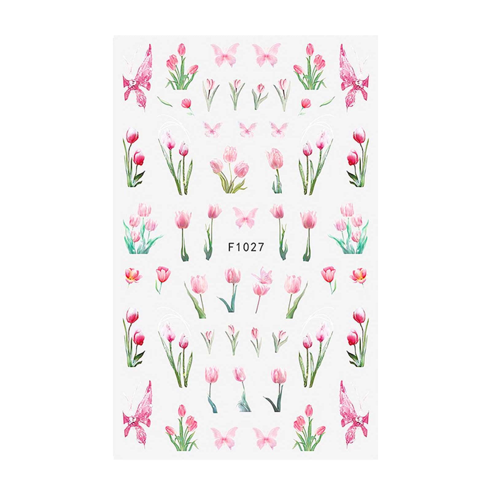 Jungdeepe New Nail Stickers For Spring Fresh Flowers Daisies ...