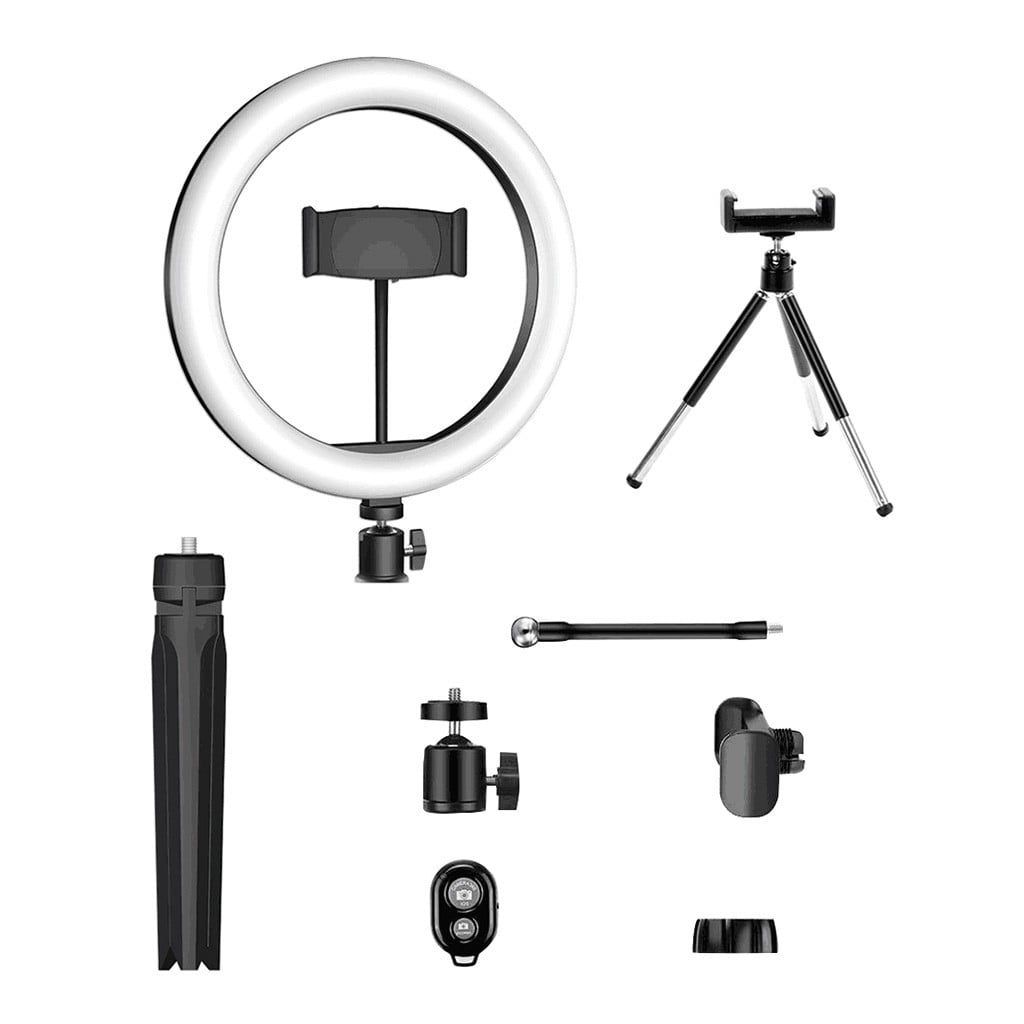 Jungdeepe Ring Light 10 inch LED Ring Lights With Tripod stand and ...