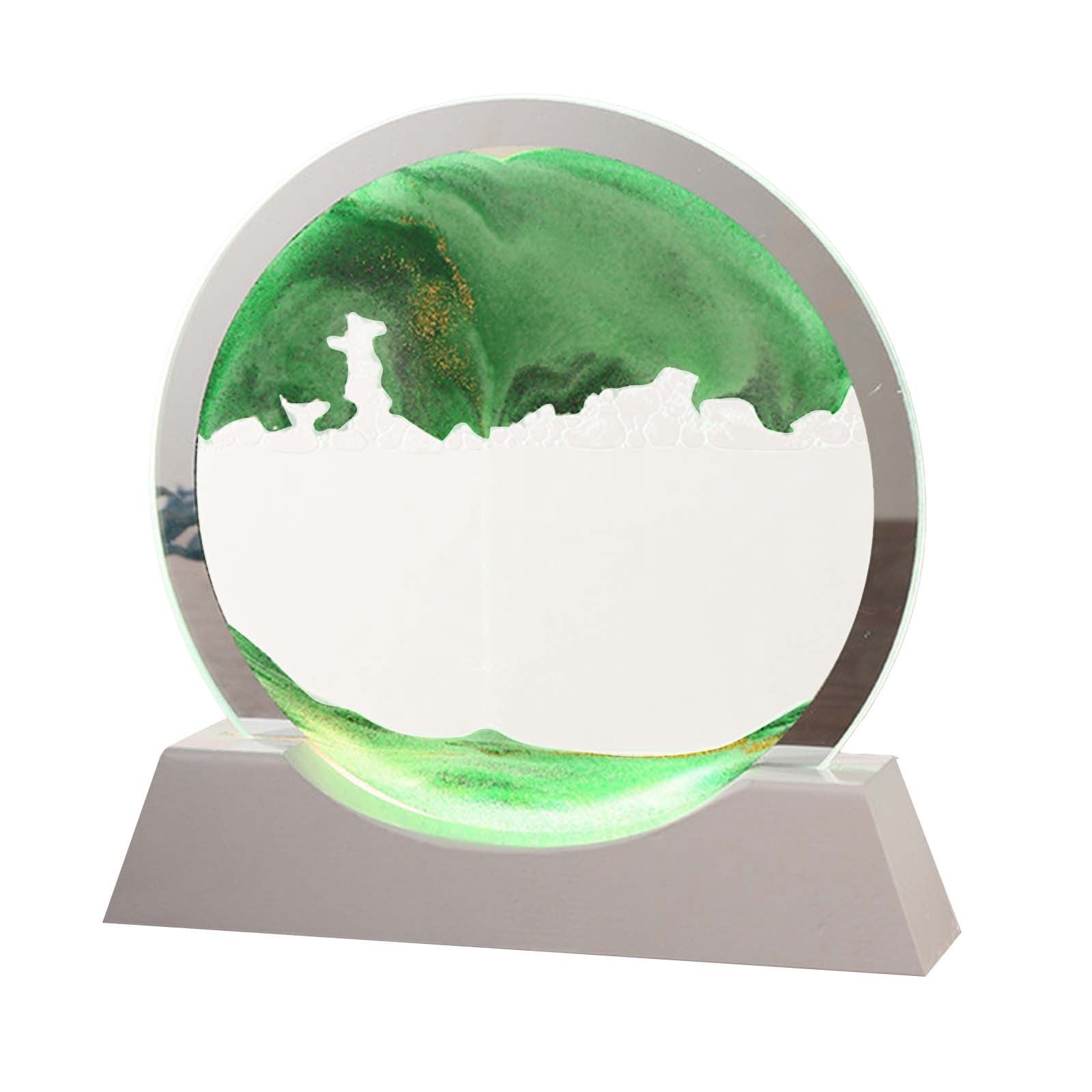 Jungdeepe Three Sand Painting Log Base Table Lamp With Remote Control ...