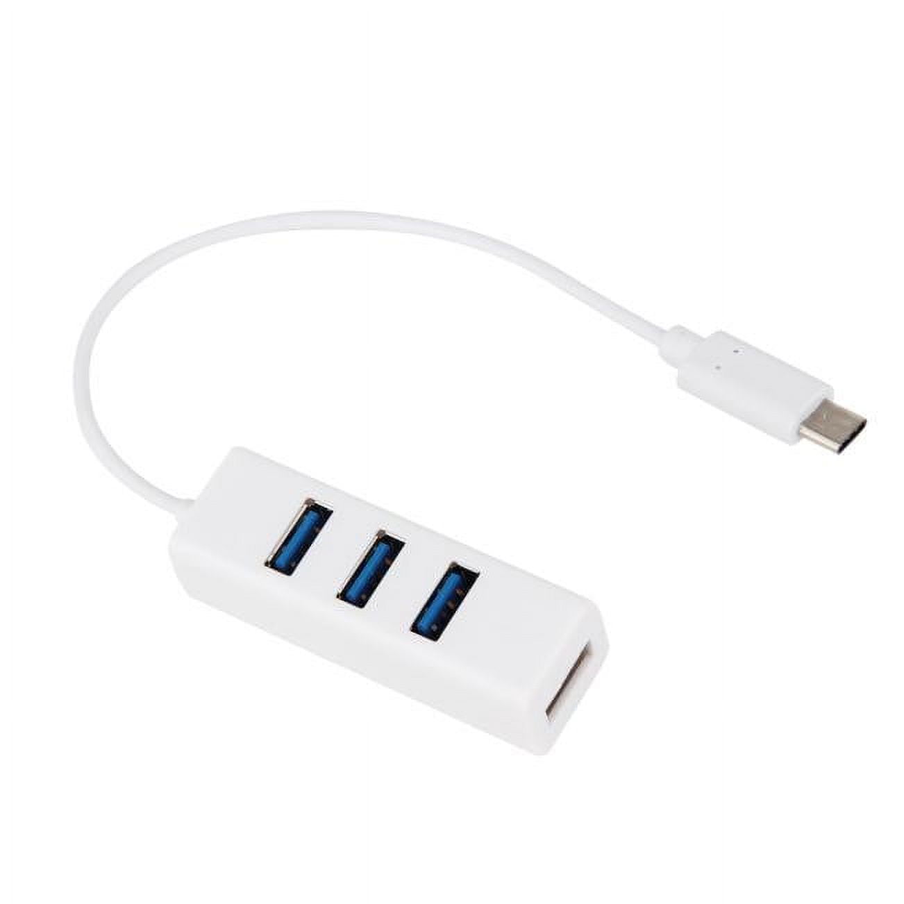 Jungdeepe Type-C To 4-Port USB 3.0 Hub USB 3.1 Adapter For PC Macbook ...