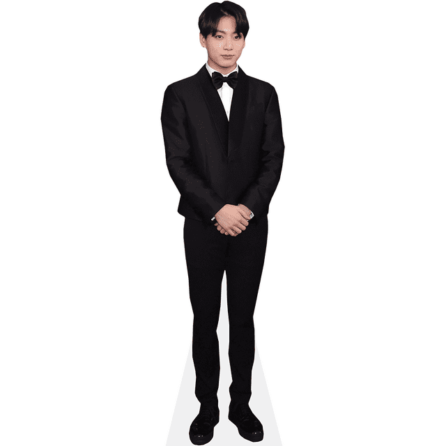 Jungkook (Bow Tie) Mini Cardboard Cutout Standee - Walmart.com