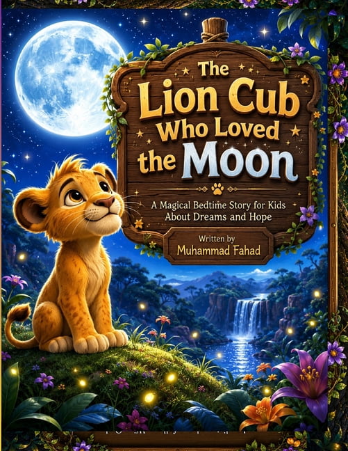 5-Minute Bedtime Jungle Adventures The Lion Cub Who Loved the Moon: A ...