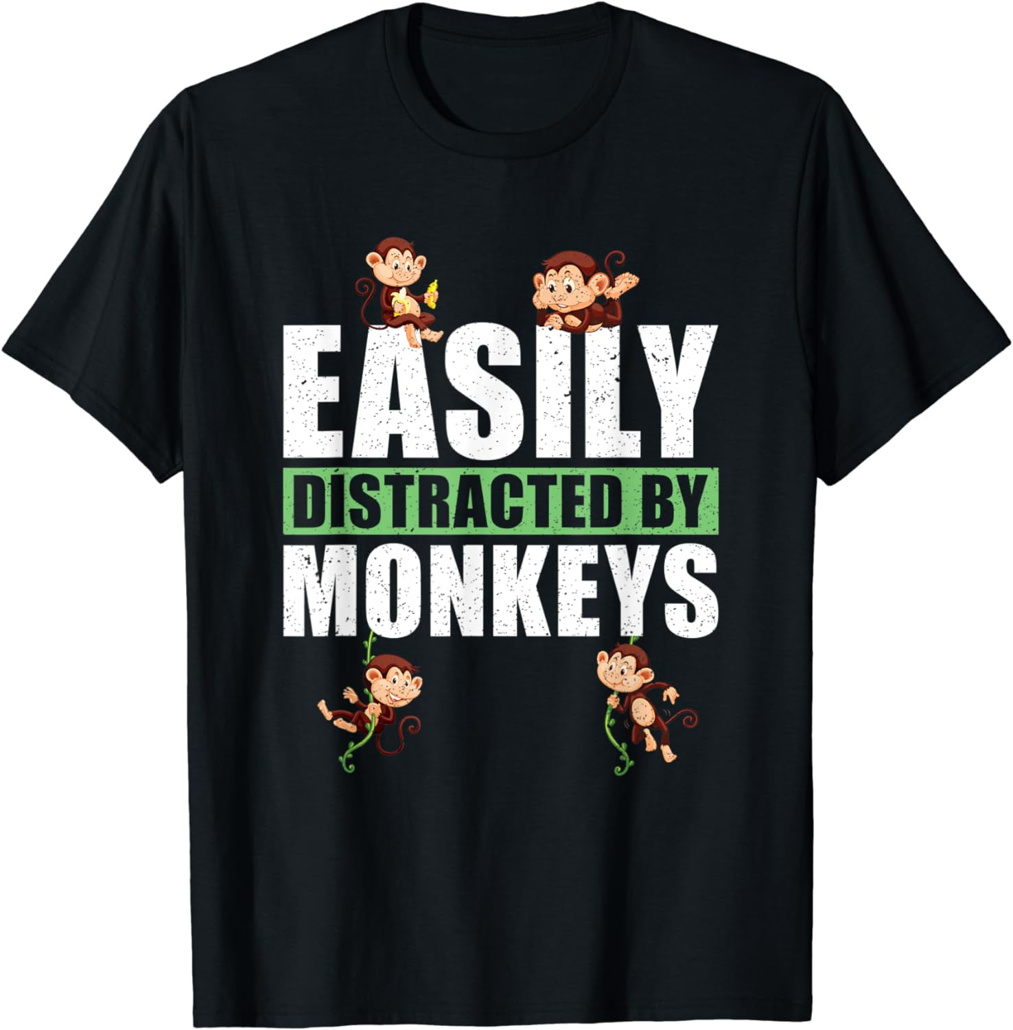 Jungle Animal Cute Monkey Zoo Keeper Monkey T-Shirt - Walmart.com
