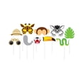 Jungle Animal Photo Booth Props, 10 pk - Walmart.com