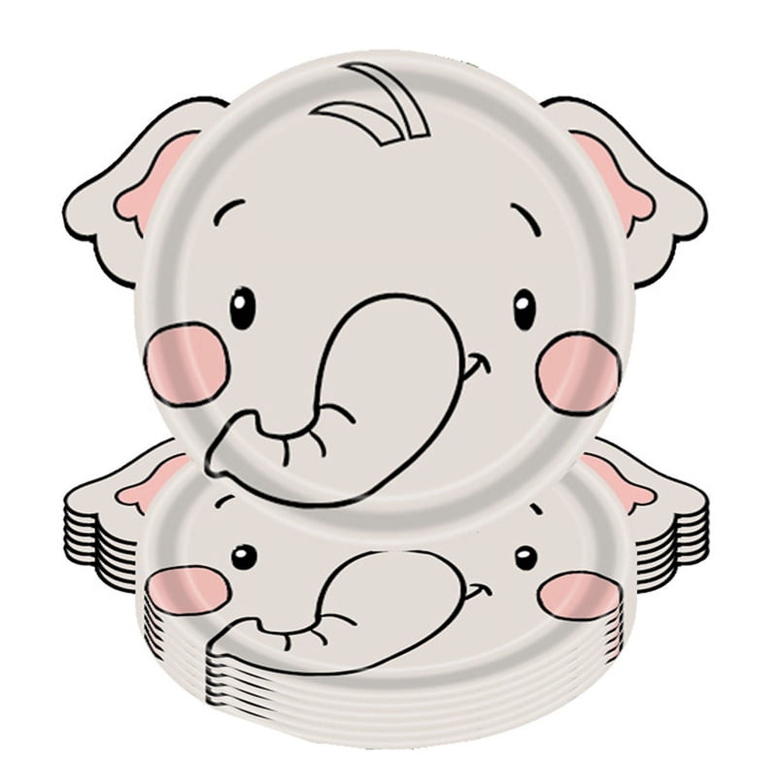 Jungle Animal Theme Paper Plate Animal Disposable Plates Cutlery Set ...