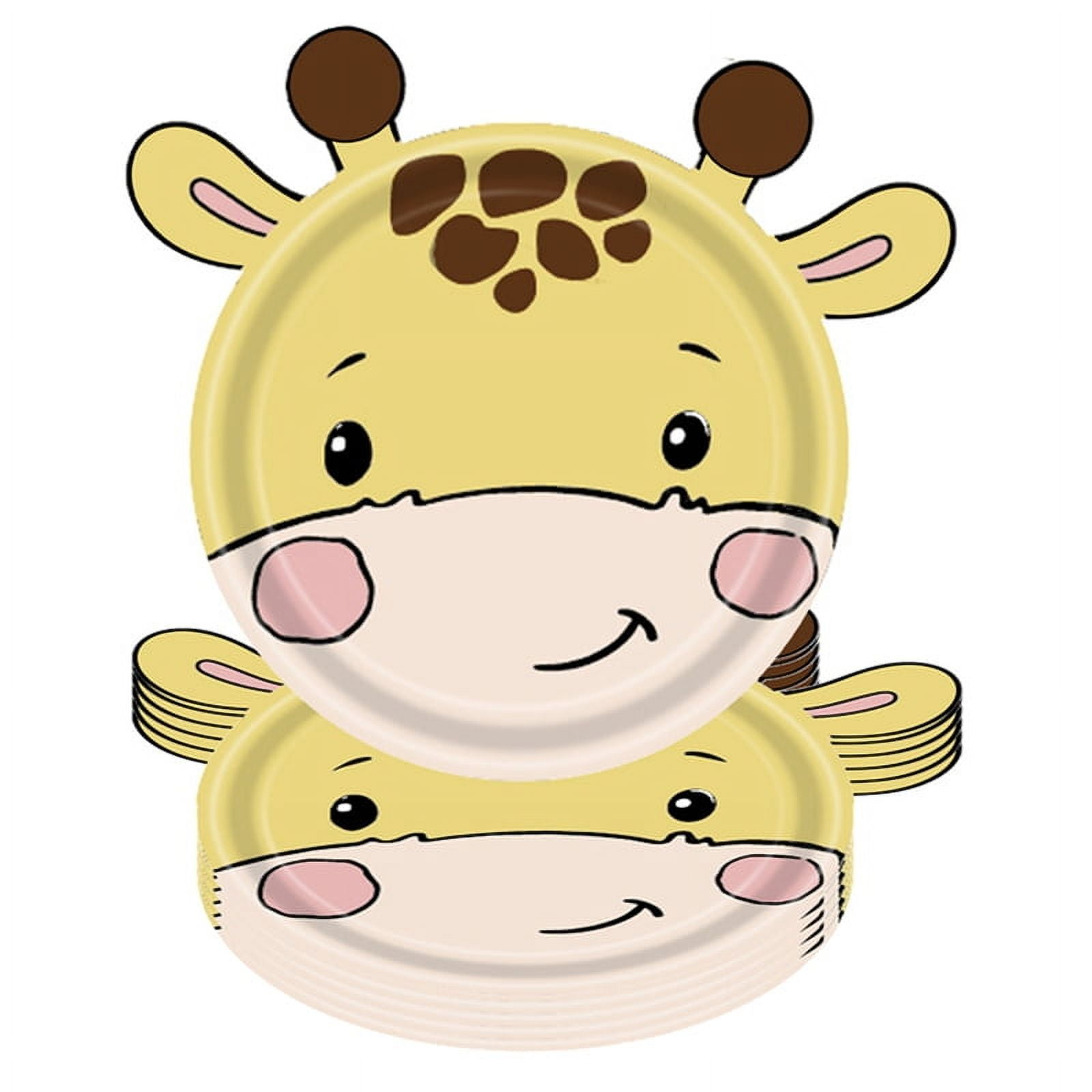 Jungle Animal Theme Paper Plate Animal Disposable Plates Cutlery Set ...