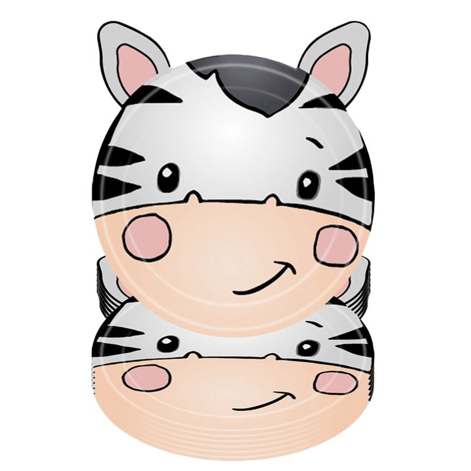 Jungle Animal Theme Paper Plate Animal Disposable Plates Cutlery Set ...