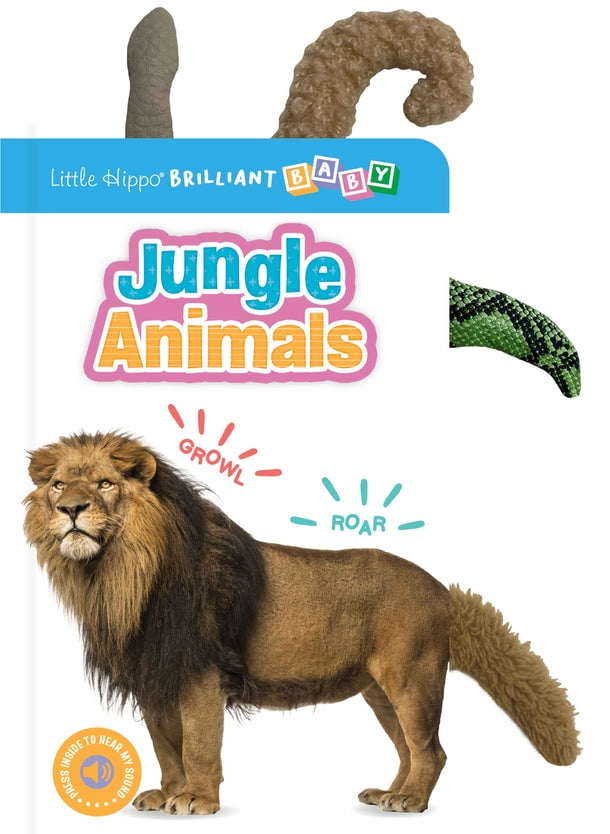Jungle Animals - Touch and Feel Sound Book - Walmart.com
