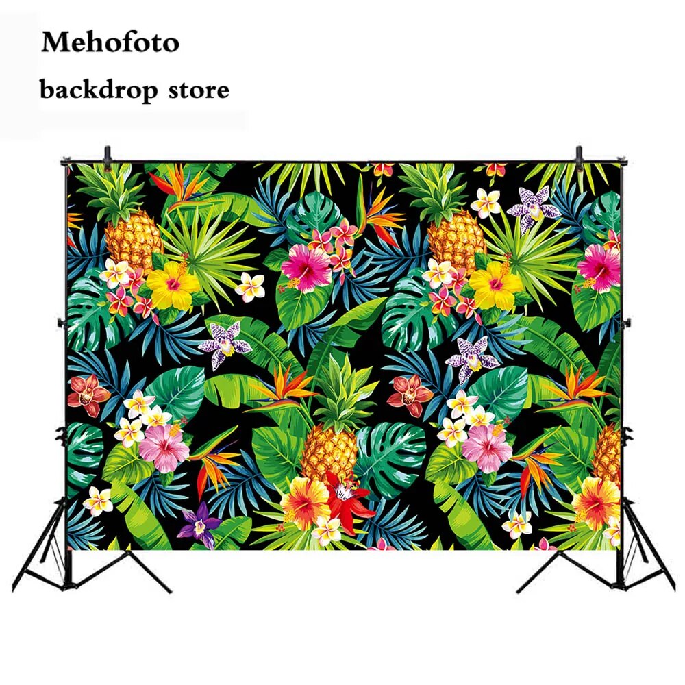 Jungle Backdrops for Photography Pineapple Photo Background Booth ...
