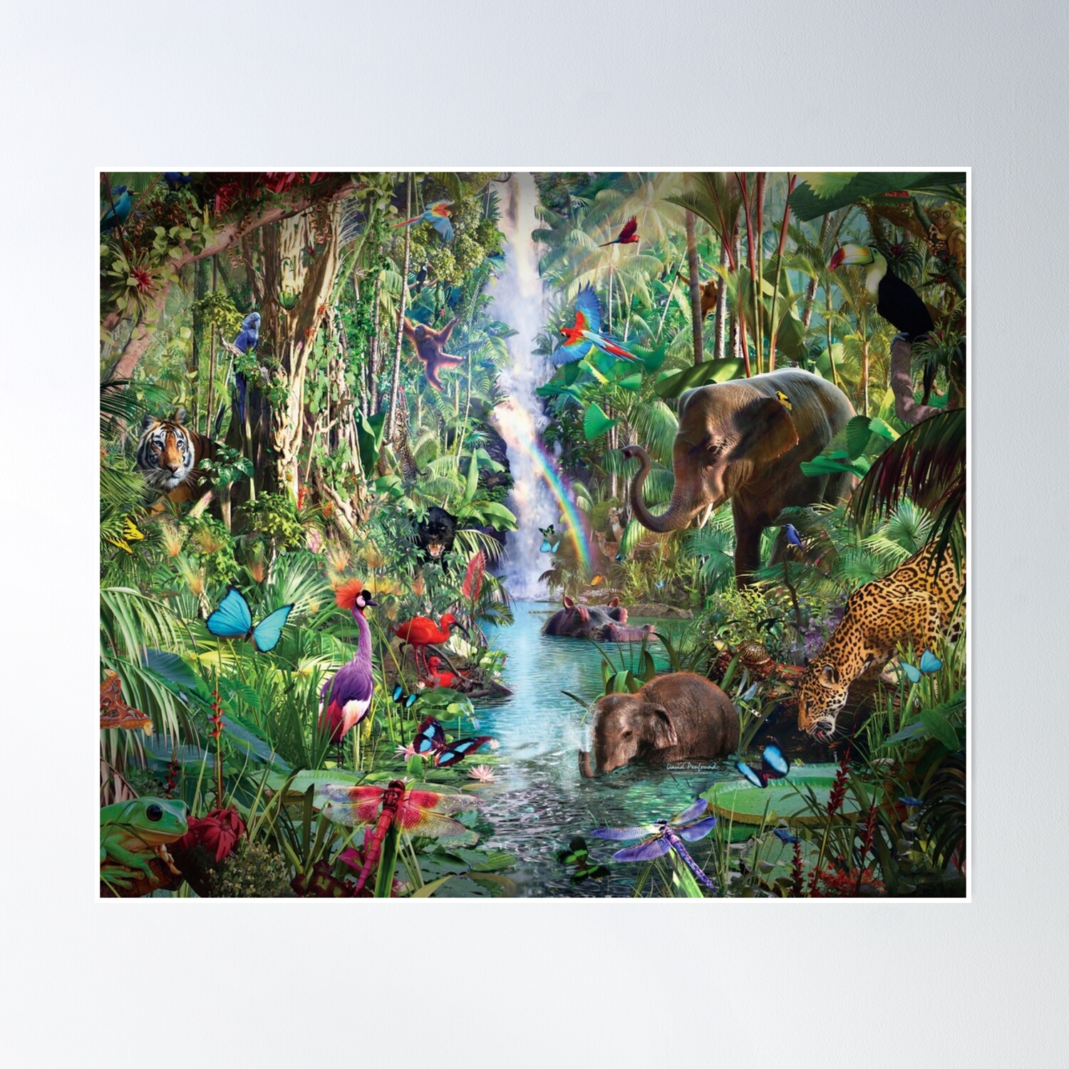 Jungle Book Poster Wall Art, Modern Wall Decor, 16x24 UNFRAMED ...