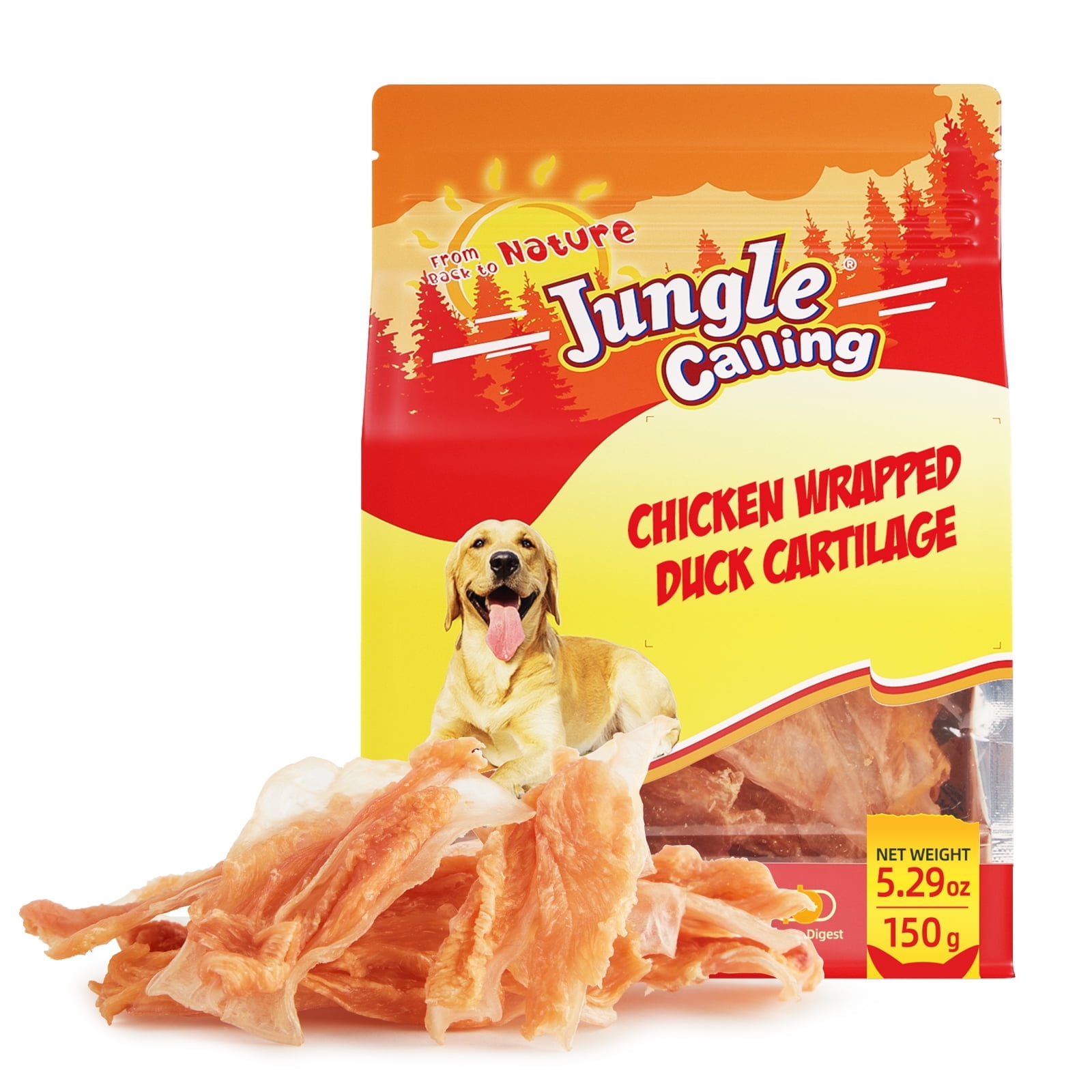 Jungle Calling Dog Treats, Chicken Jerky Dog Treats, Rawhide Free ...