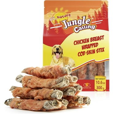 Jungle Calling Long Lasting Chewers: Chicken Wrapped, Rawhide-Free ...