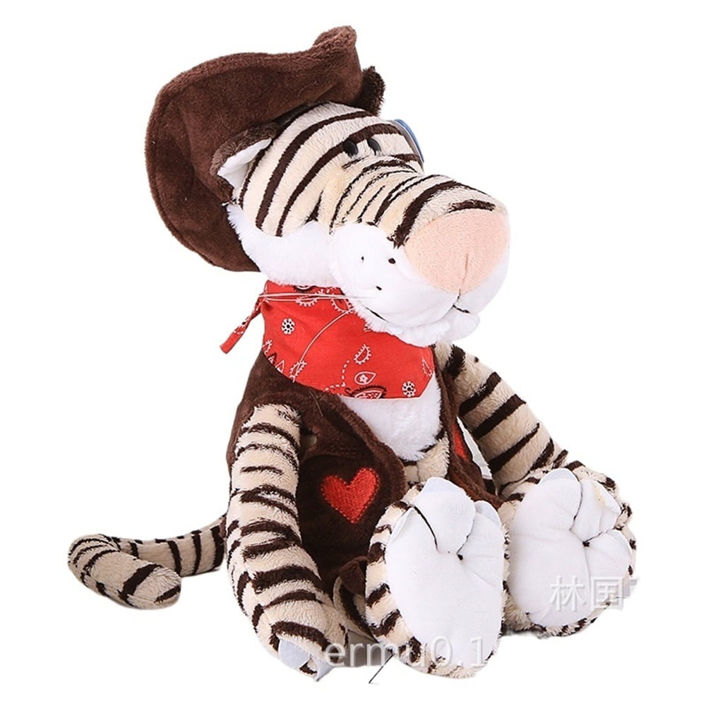 Jungle Cowboy Animal Plush Doll Lion Tiger Orangutan - Walmart.com