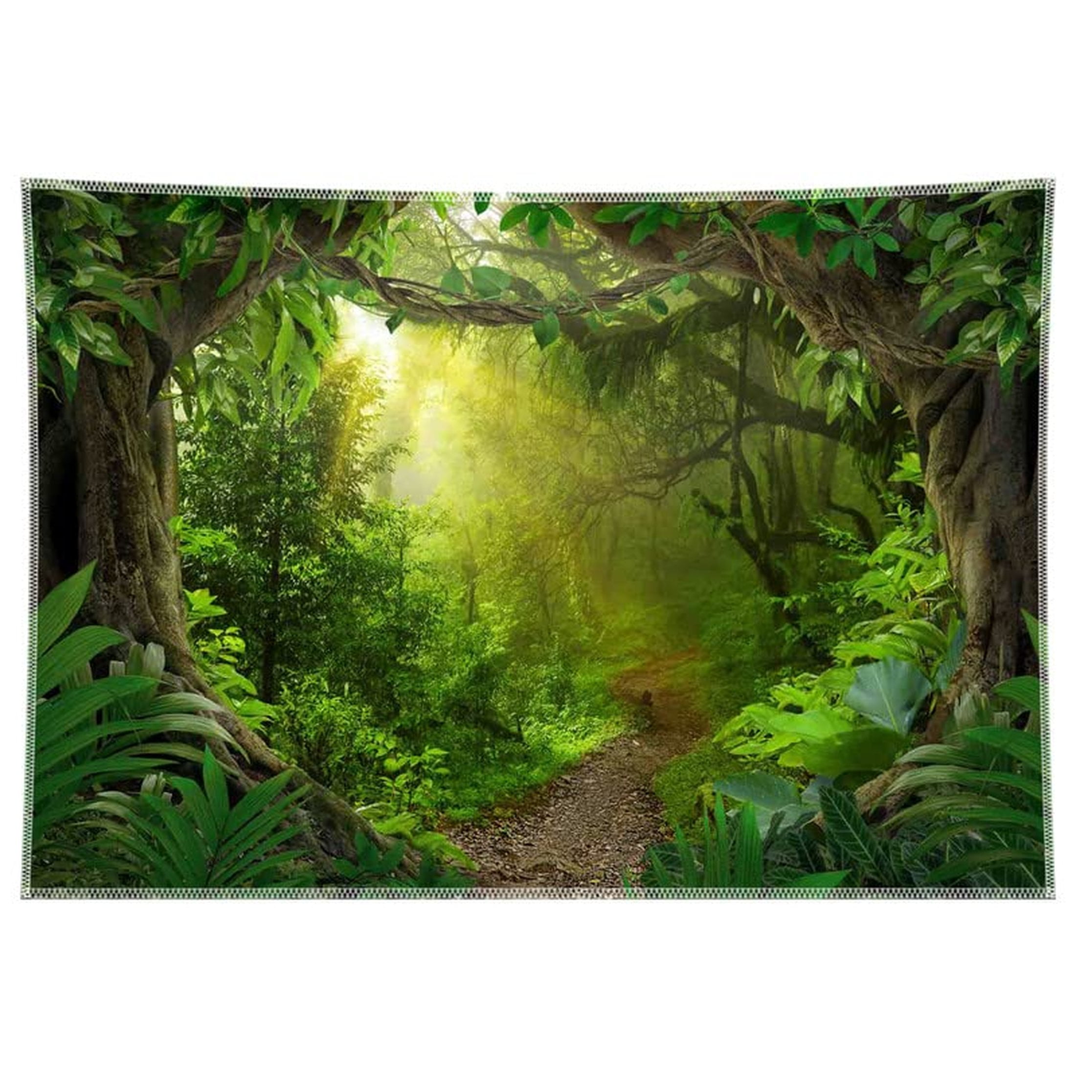 Jungle Escape Photography Backdrop - 8x6ft Tropical Rainforest Scene ...