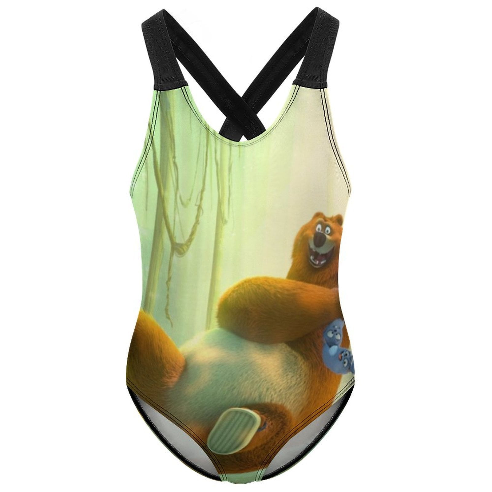 Jungle Grizzy And The Lemmings Girl's One-piece Swimsuit Summer ...