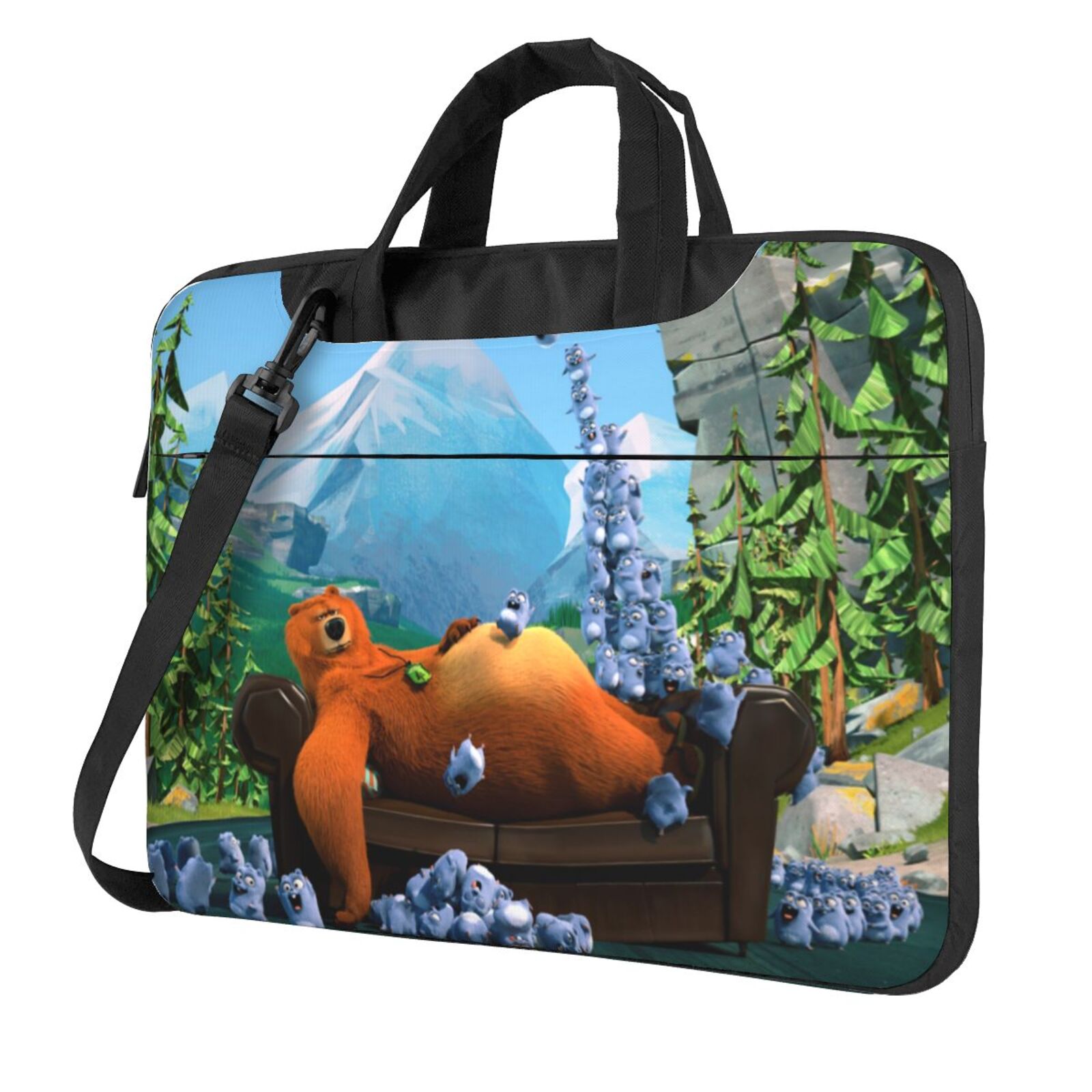 Jungle Grizzy & the Lemmings Laptop Bag Portable Shoulder Laptop Case ...