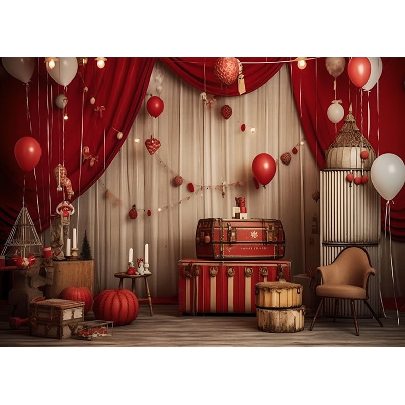 Jungle Happy Birthday Photography Backdrops Newborn Air Balloon Party ...