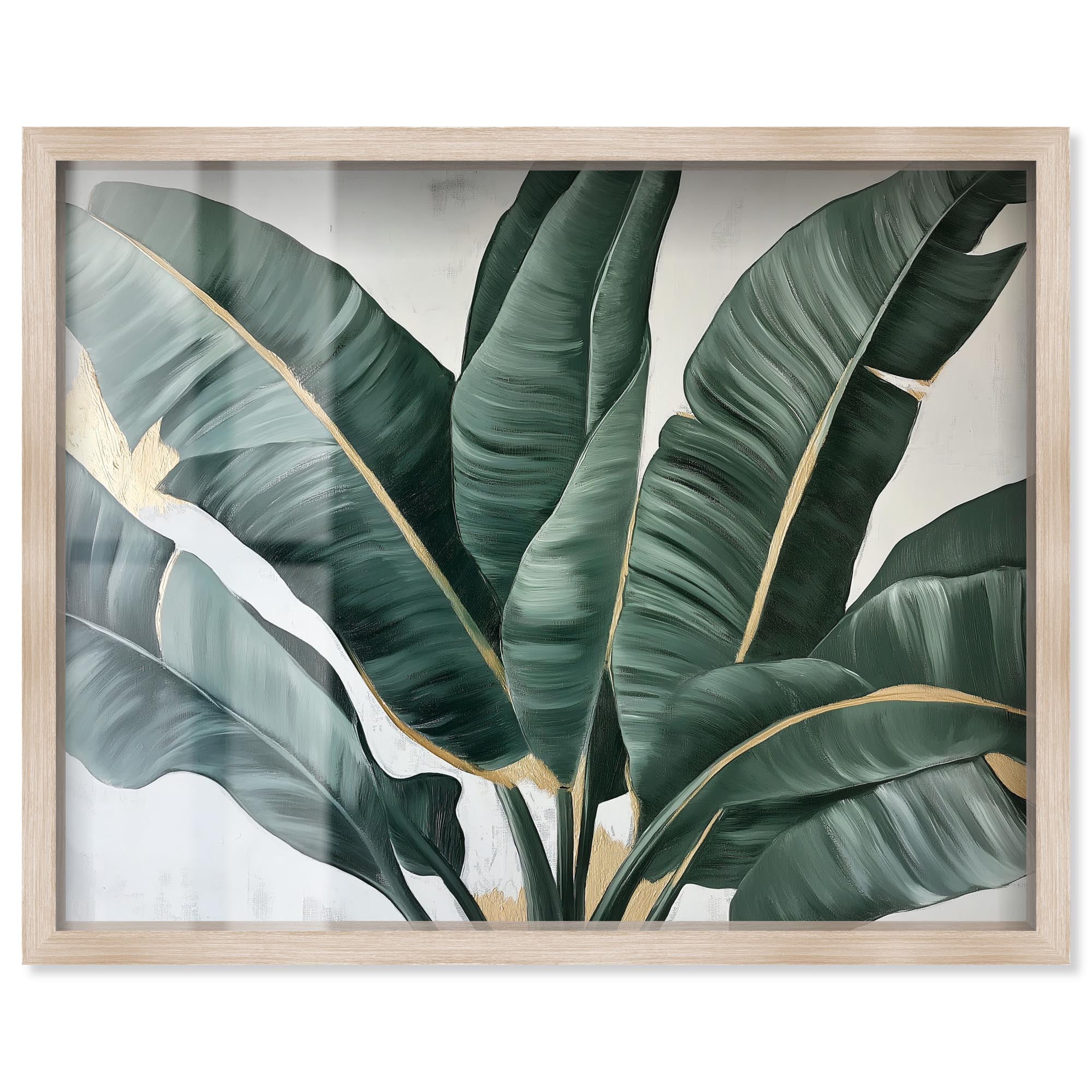 Jungle Jewel Jade II Shadowbox Print Costal Wall Art by Art Remedy ...
