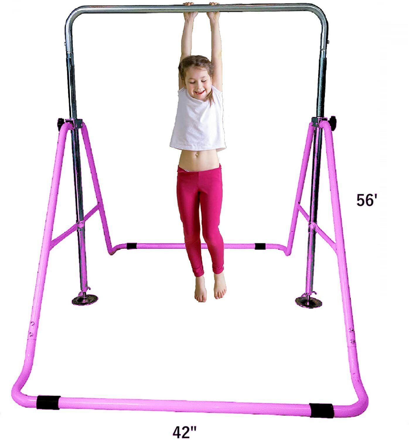 Jungle Kids Pink Horizontal Bar - Playground Training Play Bars for Kip ...