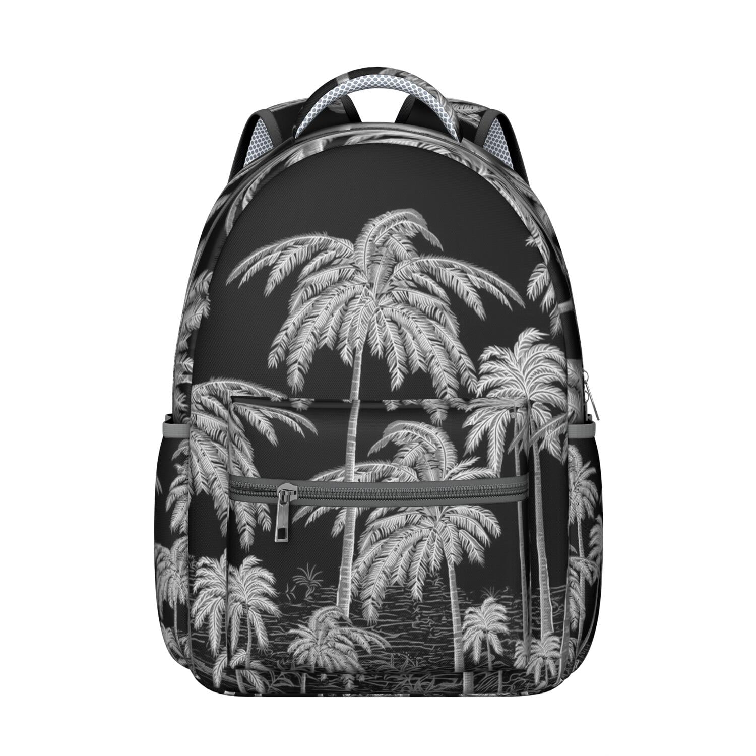 Jungle Leaves Backpack for Students Hawaiian Palm Leaf School Bag ...