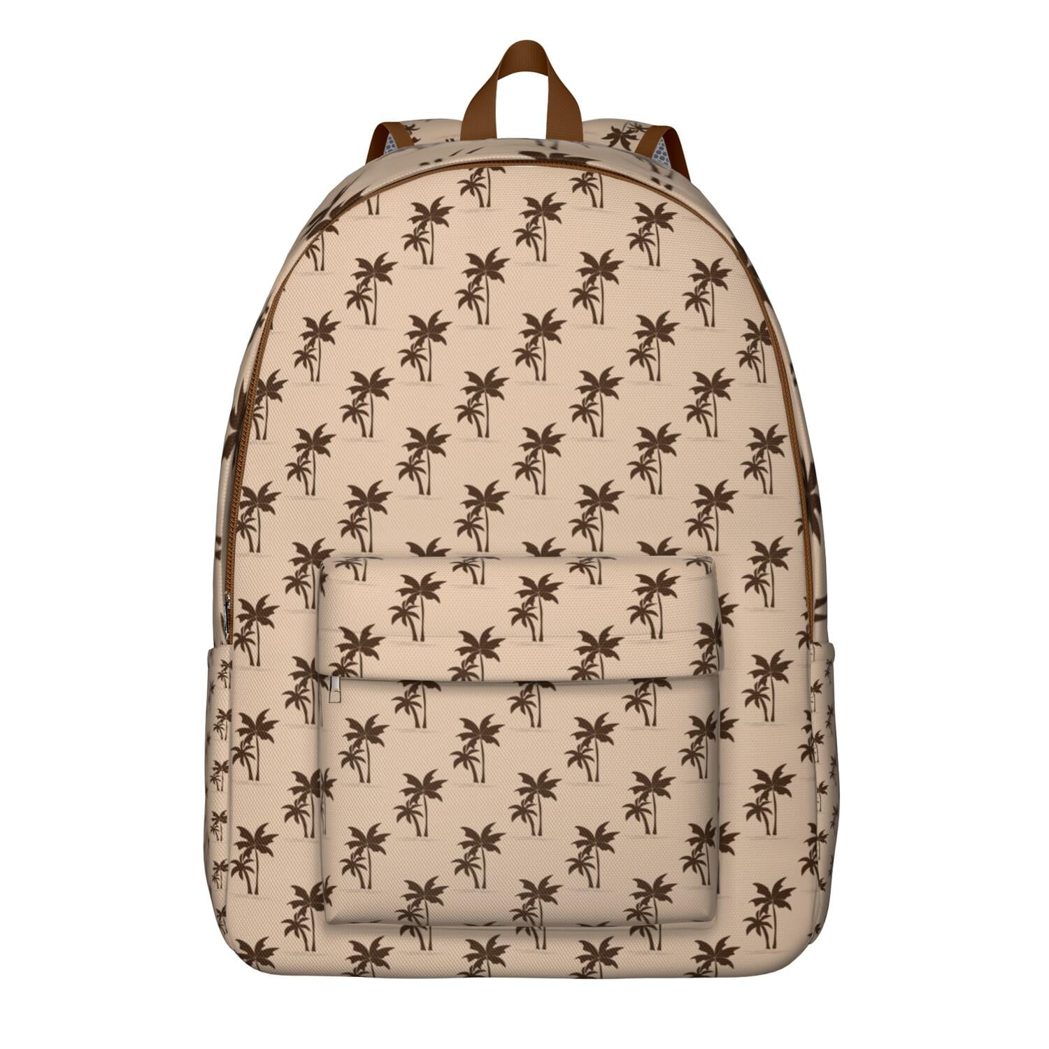 Jungle Leaves and Exotic Flowers Backpack, Tropical Floral School Bag ...